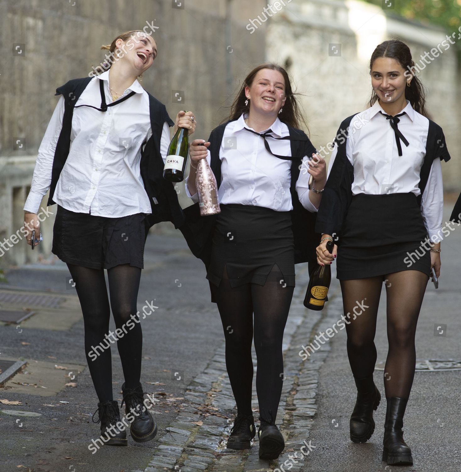 Students Celebrate After Their Matriculation Ceremony Editorial Stock ...
