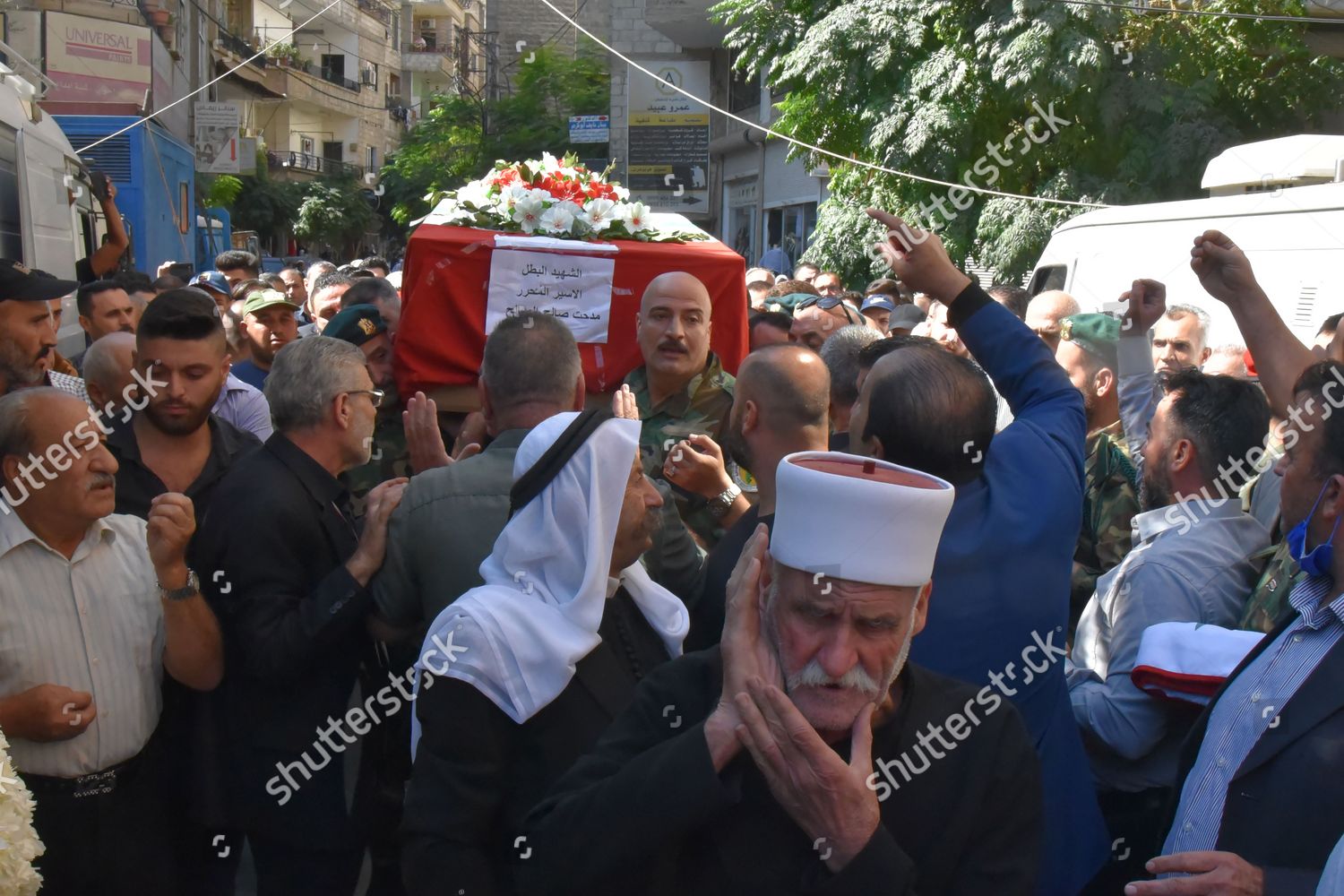 MOURNERS WALK BEHIND FUNERAL PROCESSIONS MEDHAT Editorial Stock Photo ...