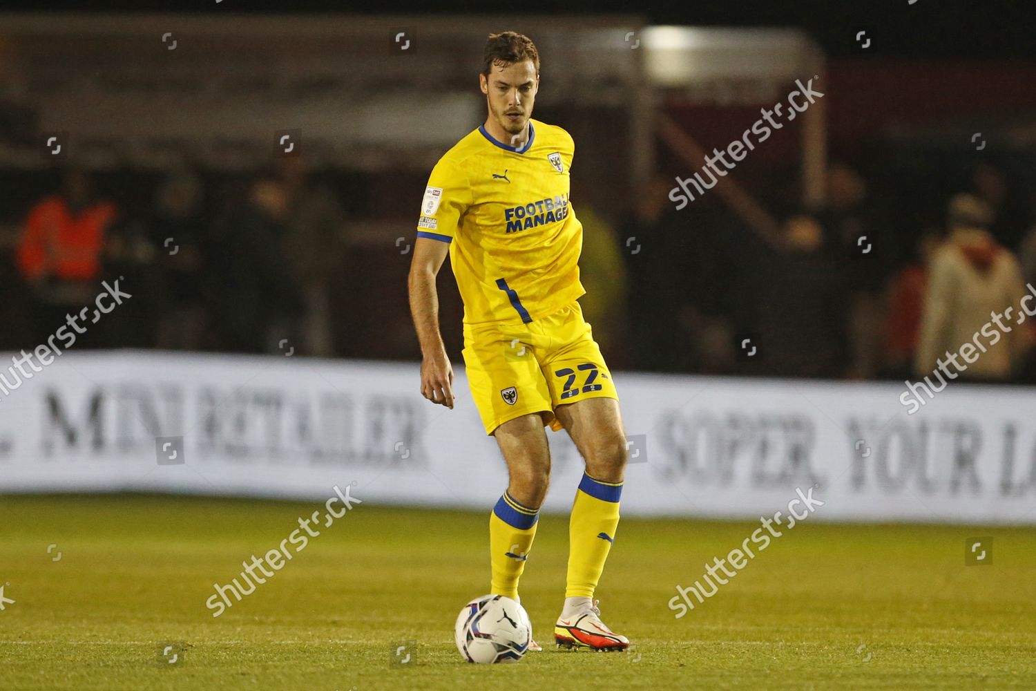 Portrait Afc Wimbledon Defender Ben Heneghan Editorial Stock Photo ...