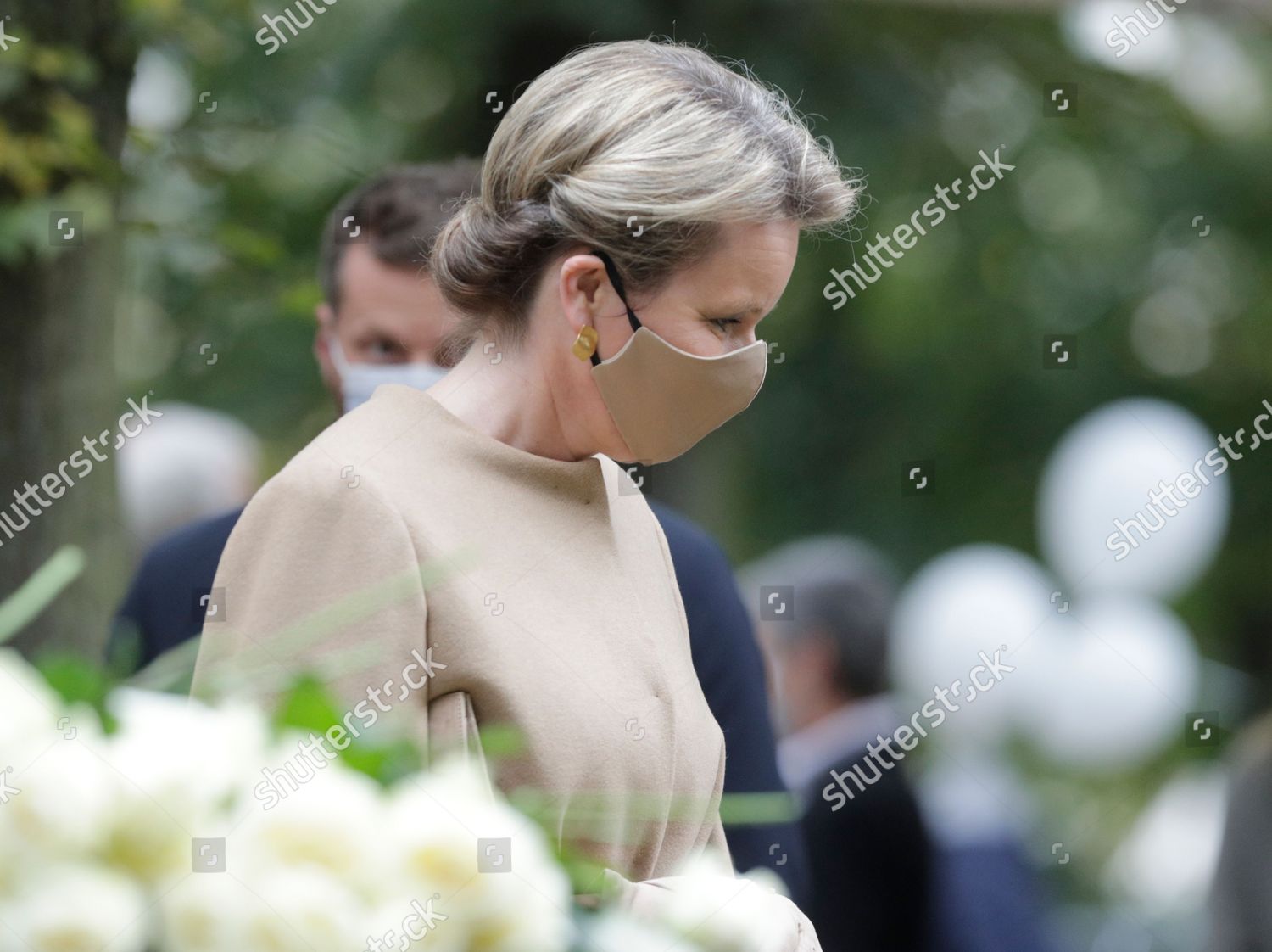 Queen Mathilde Belgium During Commemoration Ceremony Editorial Stock ...
