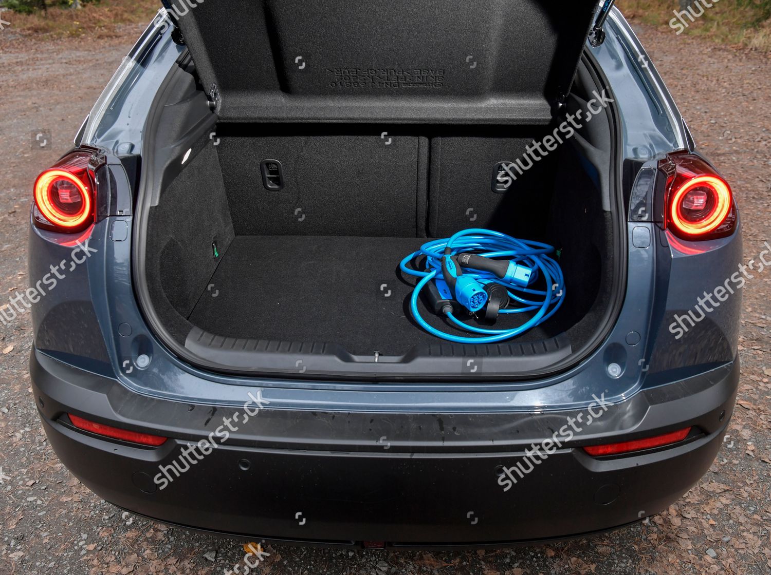 Mazda Mx30 Electric Charging Cables Trunk Editorial Stock Photo - Stock ...