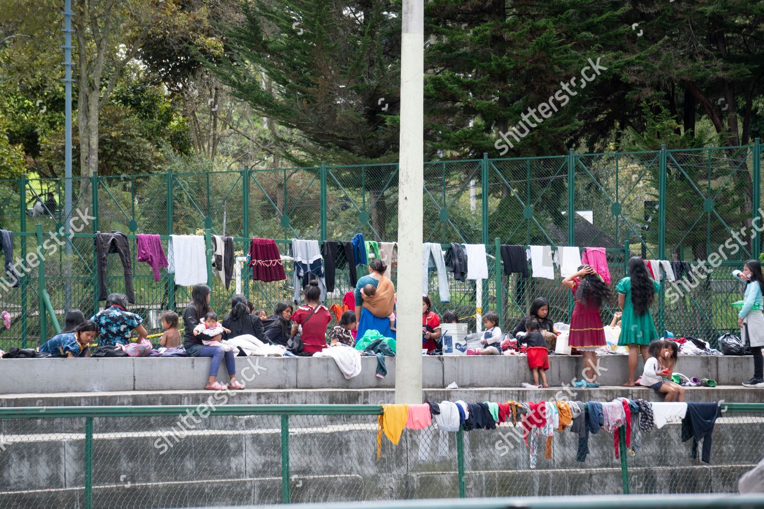 Indigenous People Hang Their Clothes Her Editorial Stock Photo - Stock ...