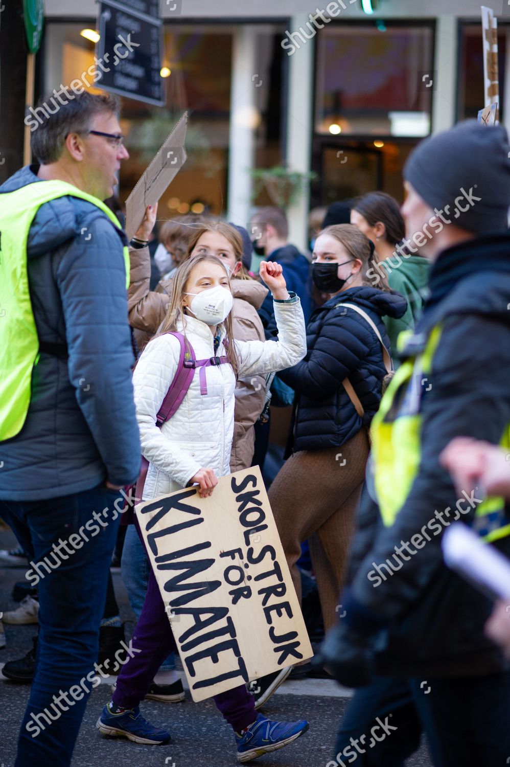 Greta Thunberg Attends Global Climate Strike Editorial Stock Photo ...