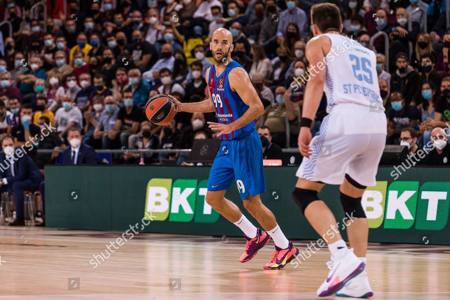 Nick Calathes Fc Barcelona Action During Editorial Stock Photo - Stock ...
