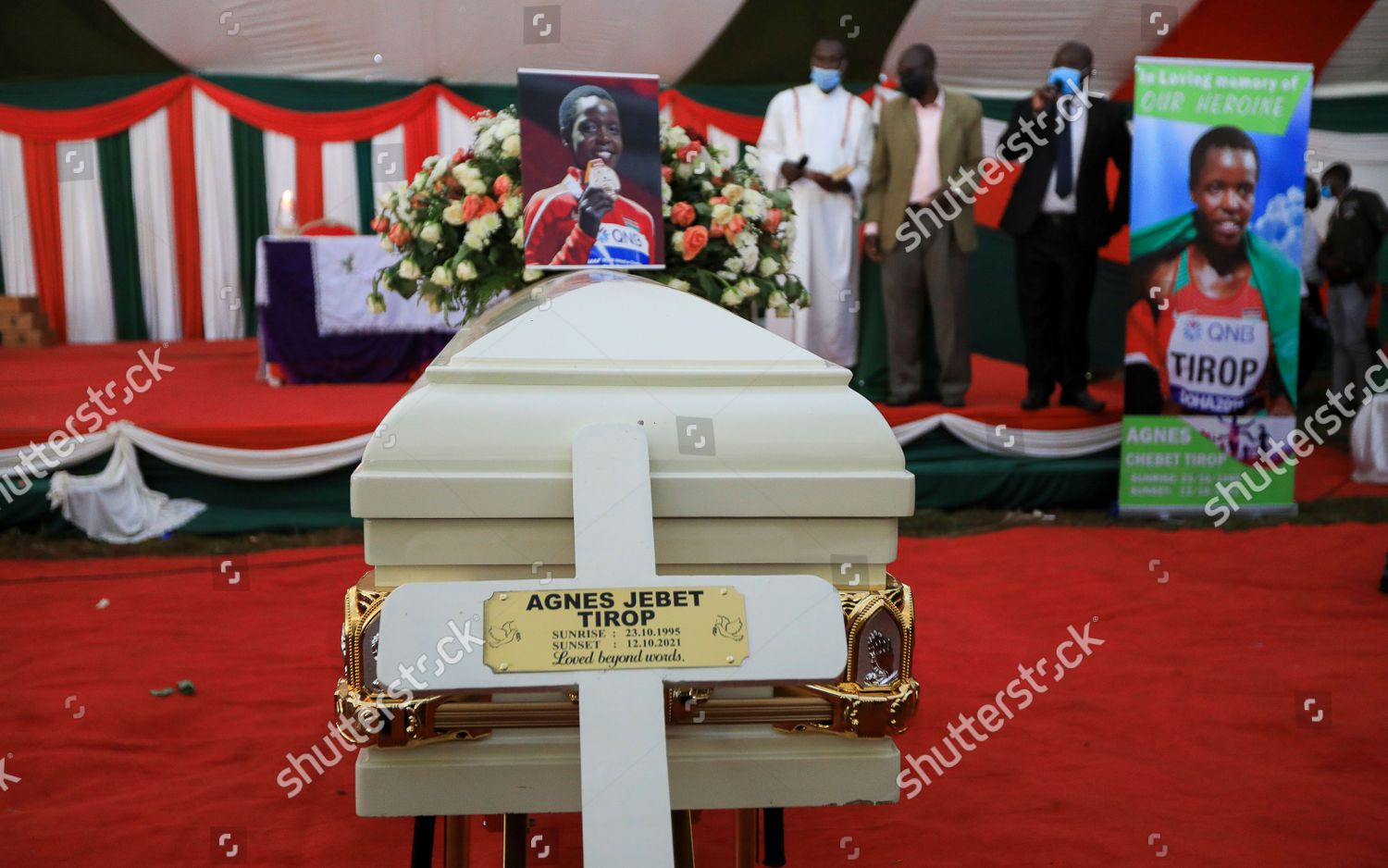 Coffin Late Kenyan Longdistance Runner Olympian Editorial Stock Photo ...