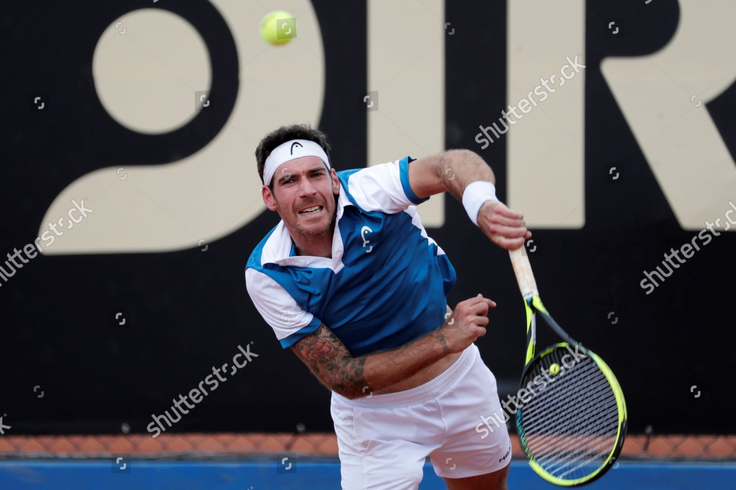 Austrian Tennis Player Gerald Melzer Returns Editorial Stock Photo ...