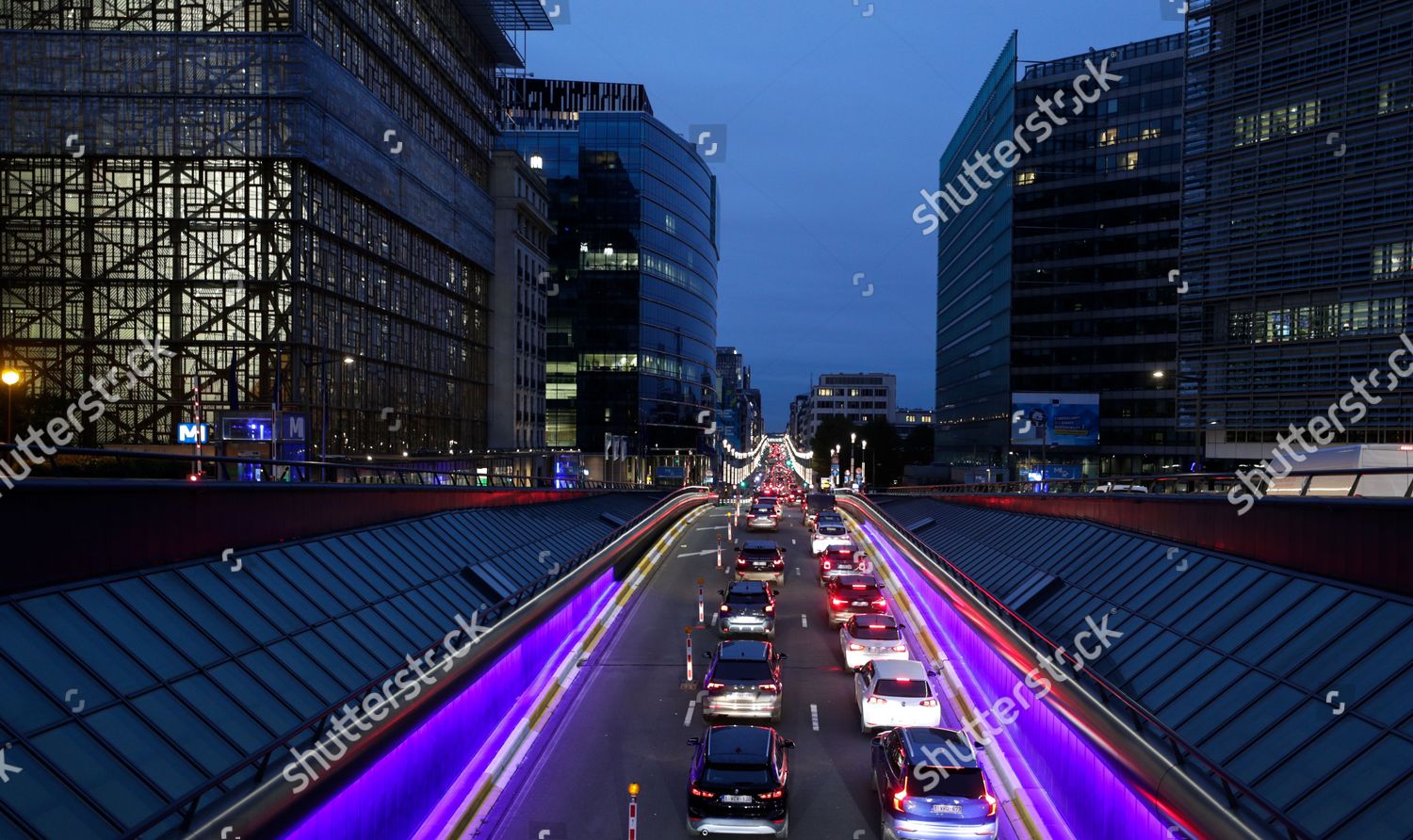Usual Morning Traffic Jam Rue De Editorial Stock Photo - Stock Image ...