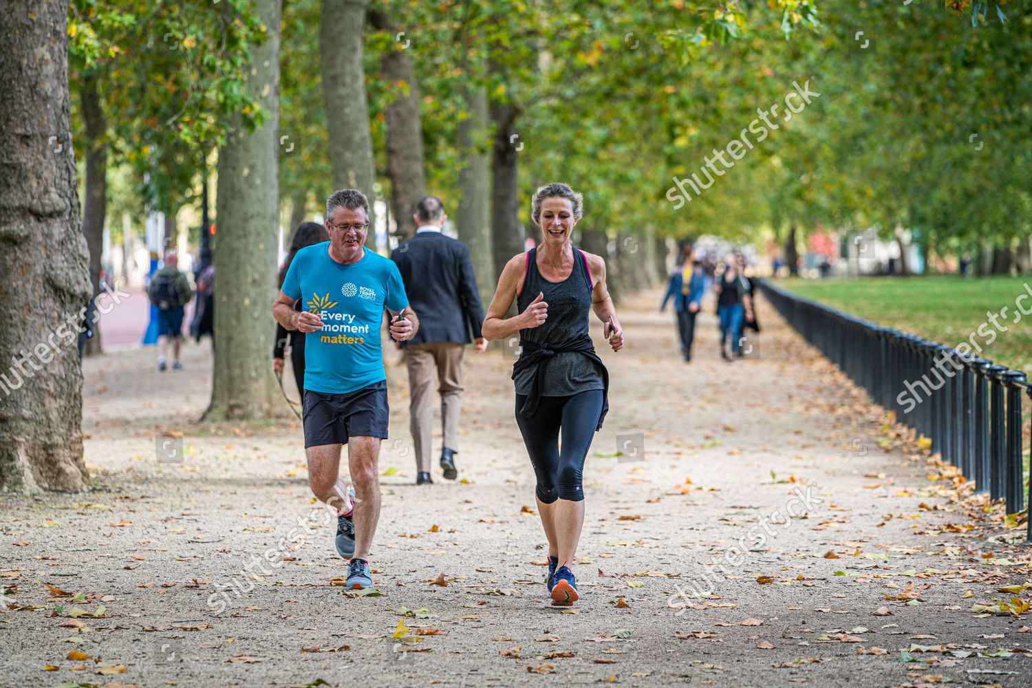 People Jogging Along Mall London On Editorial Stock Photo - Stock Image ...