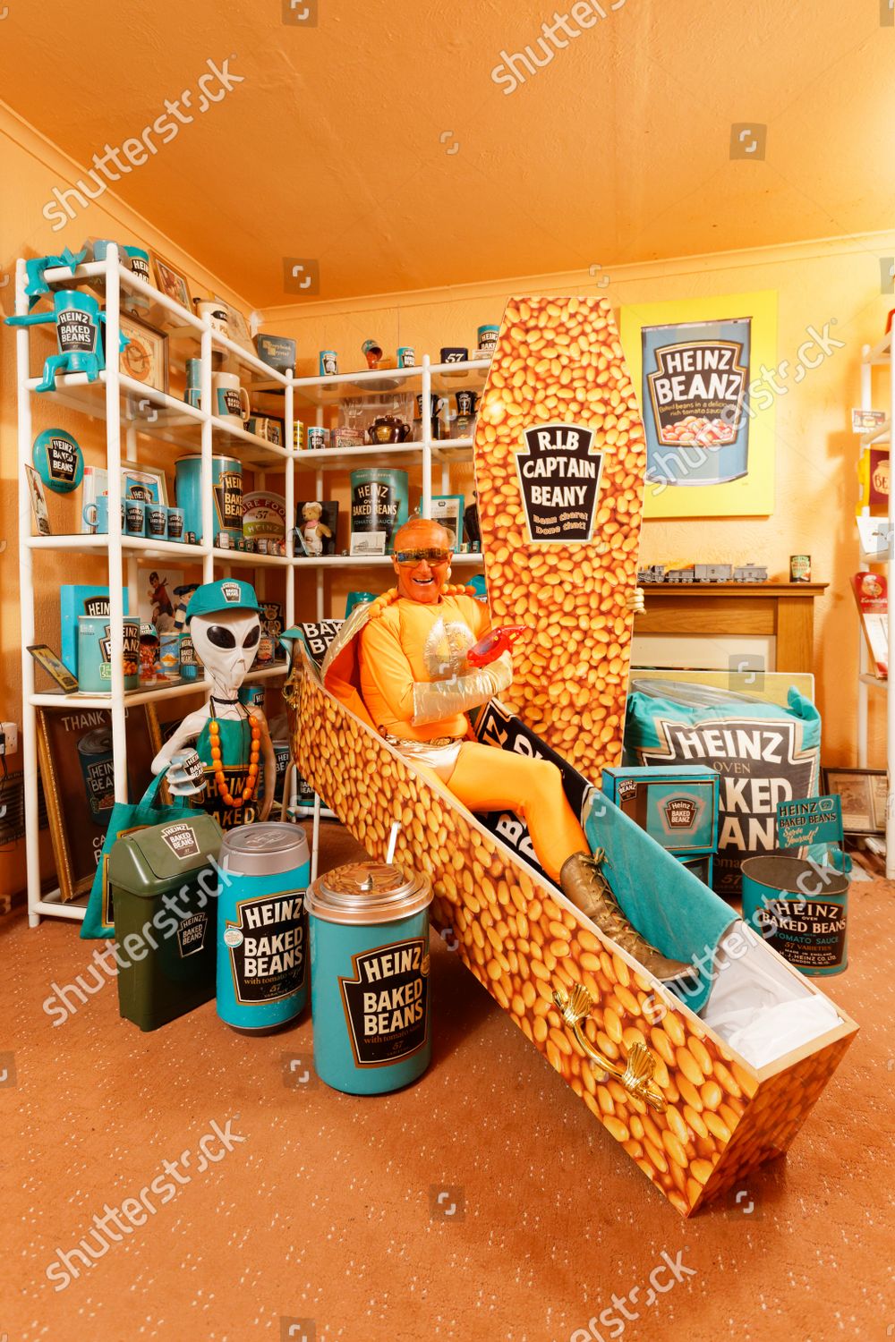 Captain Beany Inside His Coffin His Editorial Stock Photo - Stock Image ...