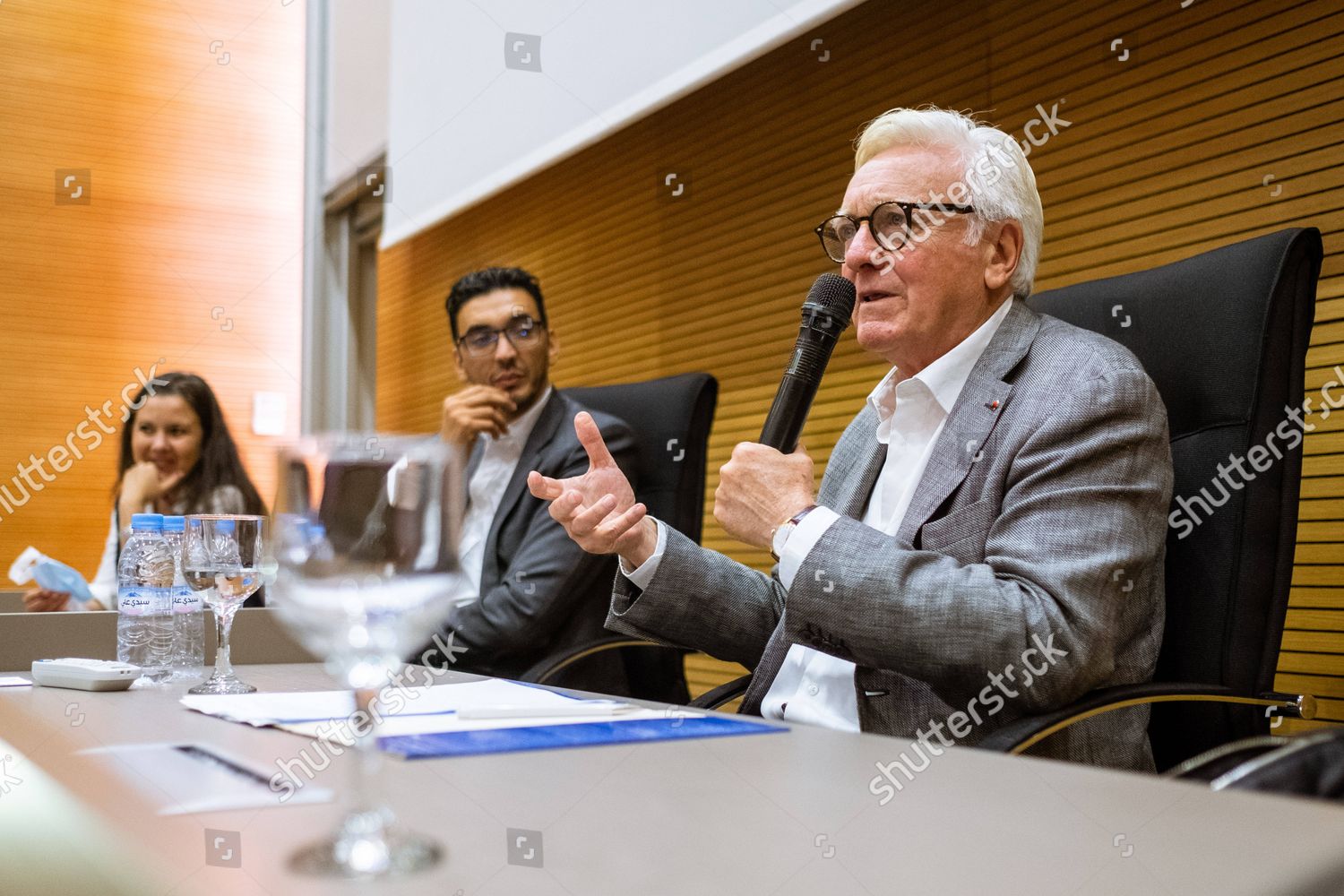 Elie Barnavi Former Israeli Ambassador France Editorial Stock Photo ...