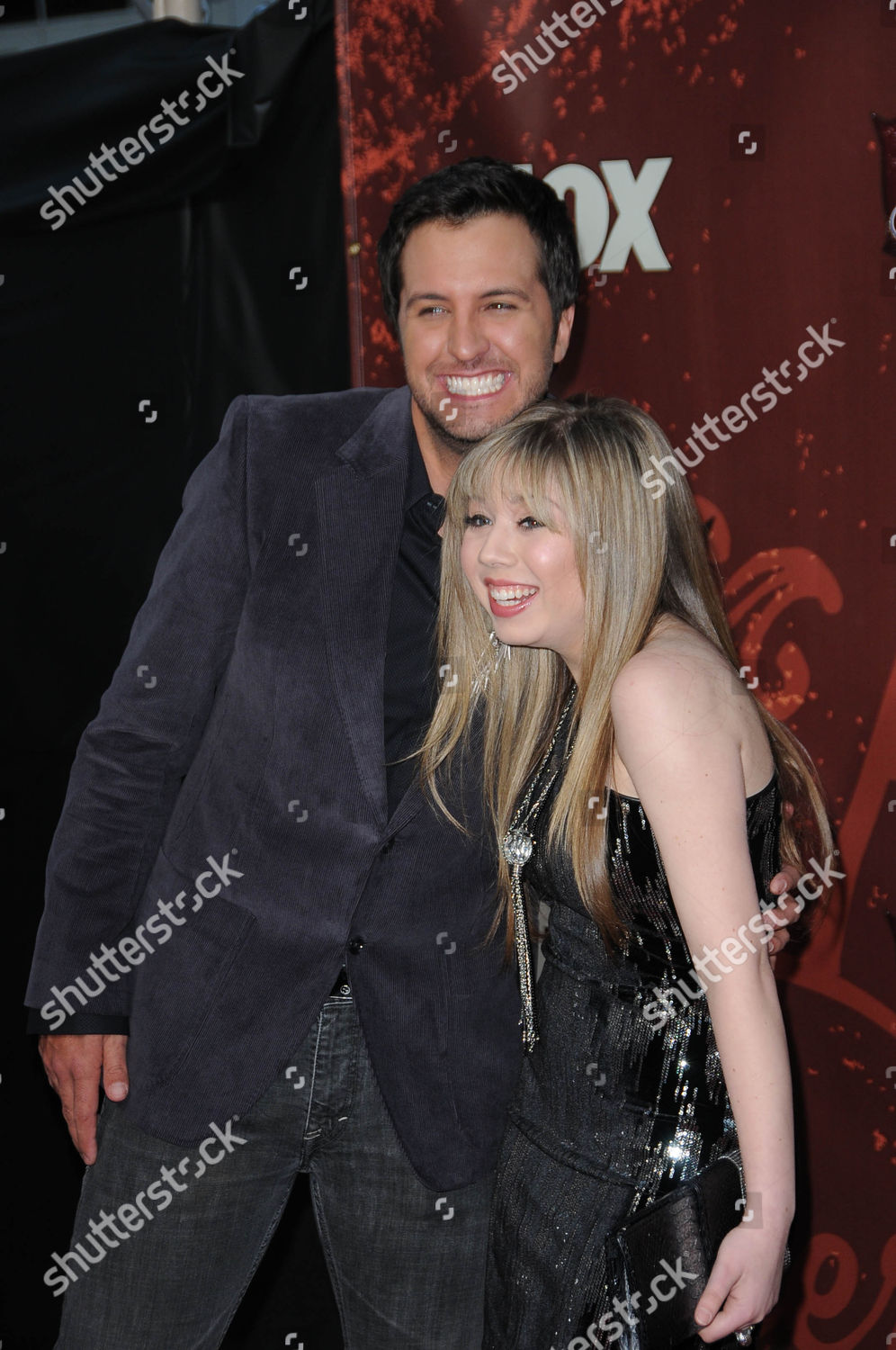 Luke Bryan Jennette Mccurdy Editorial Stock Photo - Stock Image ...