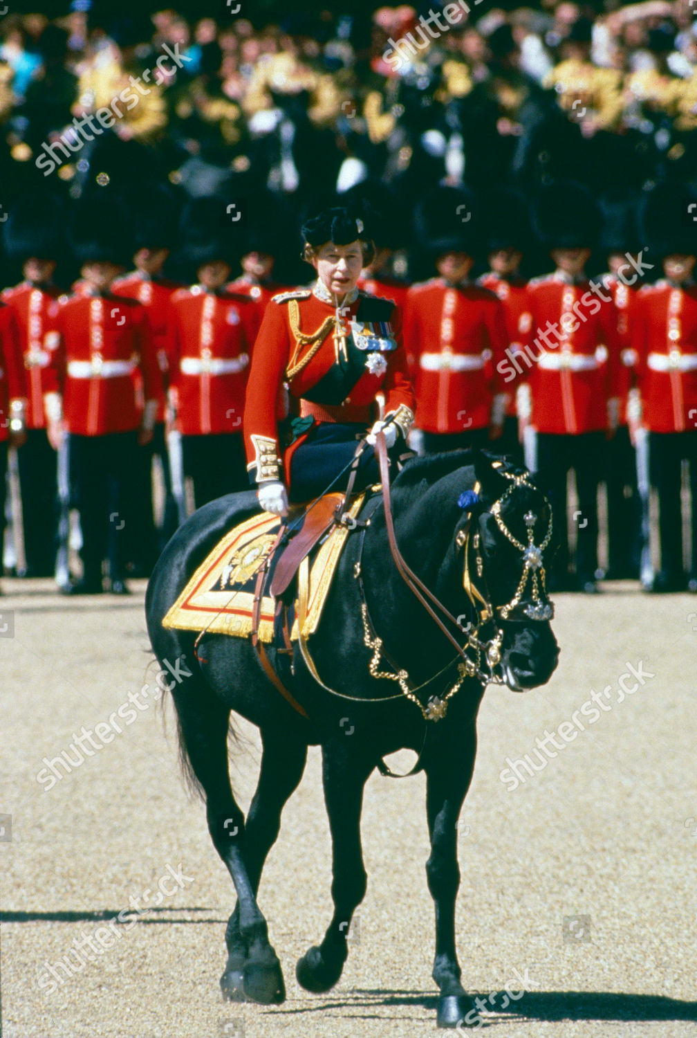 Queen Elizabeth Ii Riding Her Horse Editorial Stock Photo - Stock Image ...