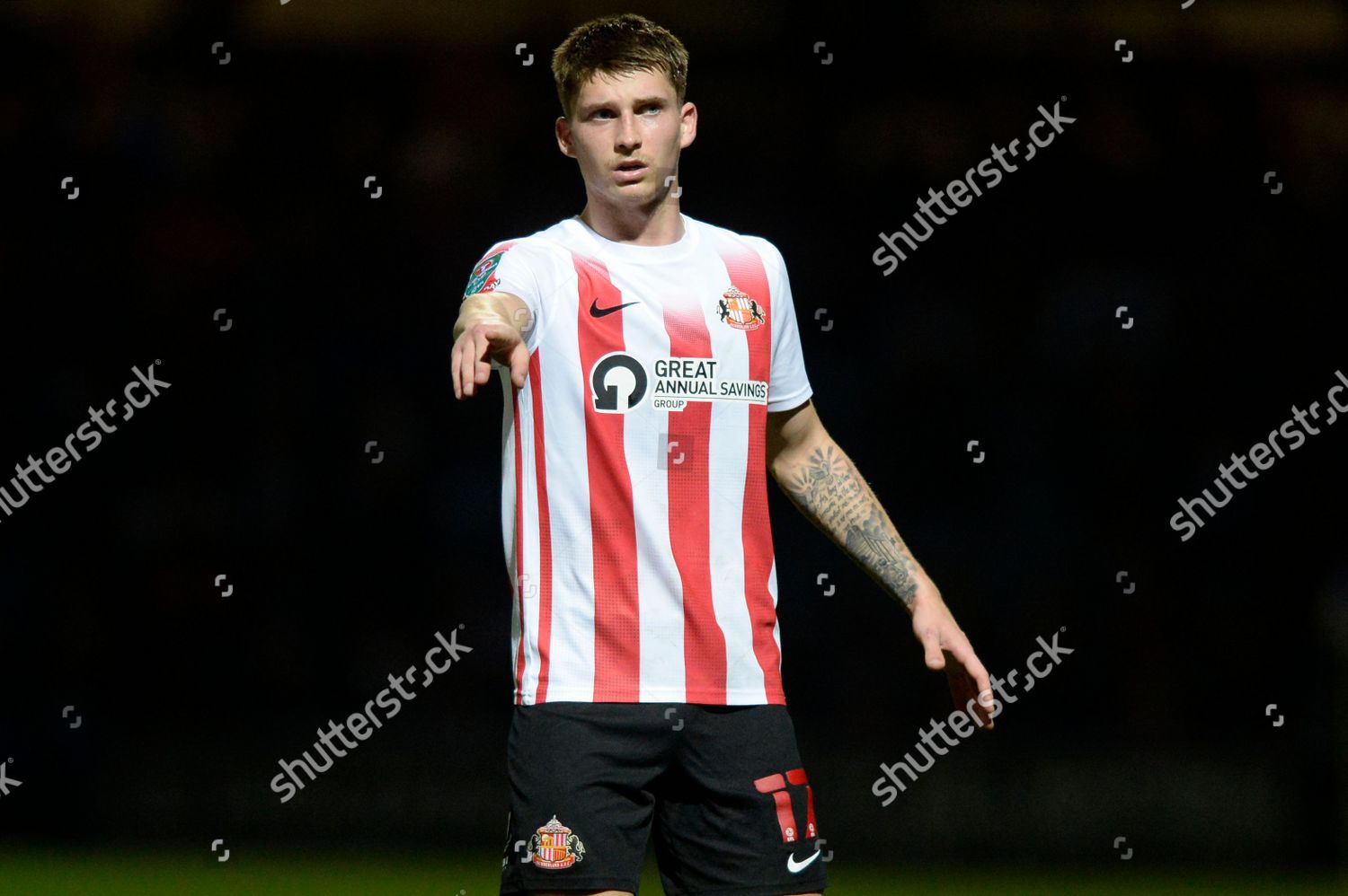 Dennis Cirkin Sunderland Action During Carabao Editorial Stock Photo ...