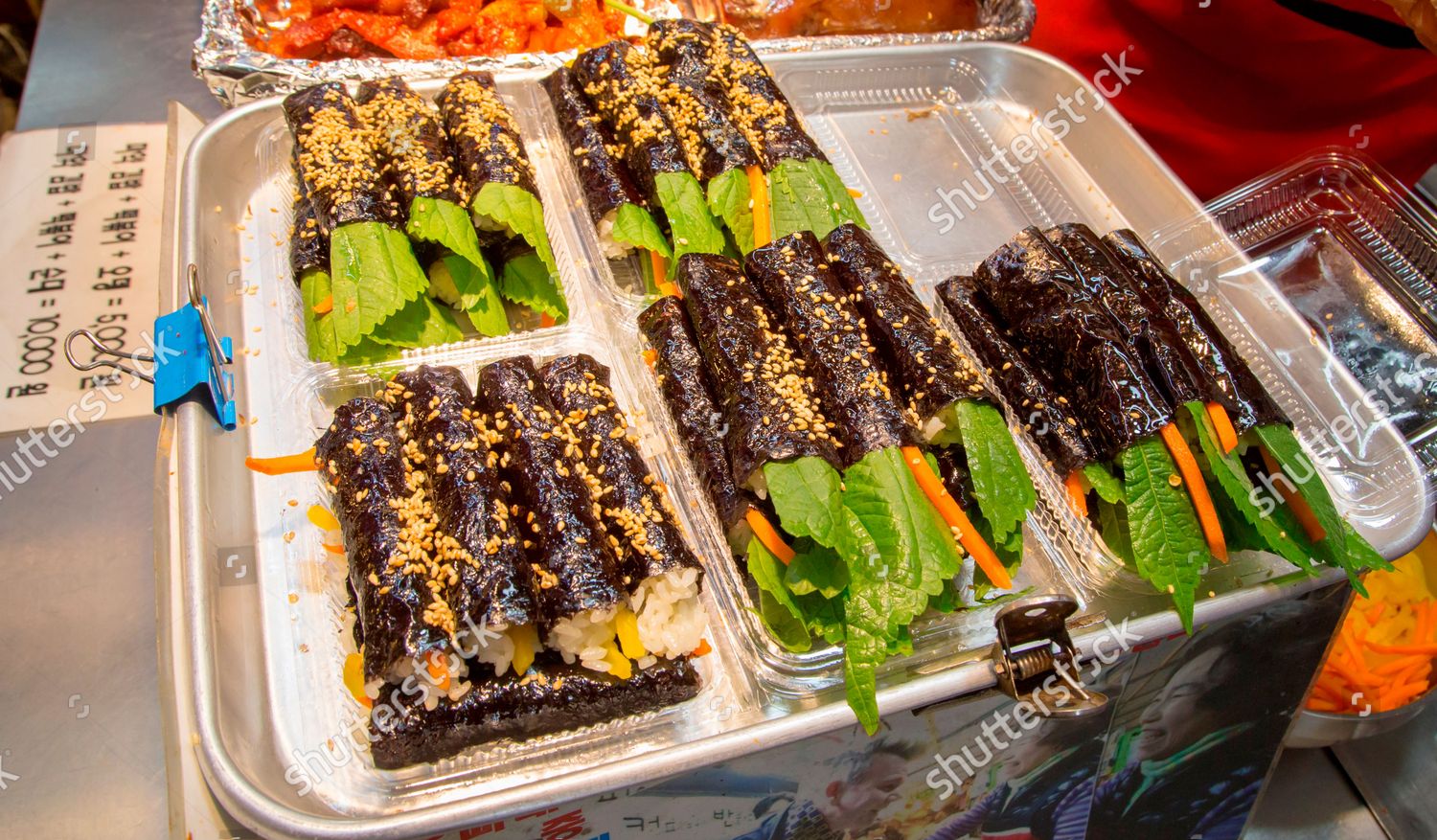 Gwangjang Market Mayak Gimbap Food Stall Editorial Stock Photo - Stock ...