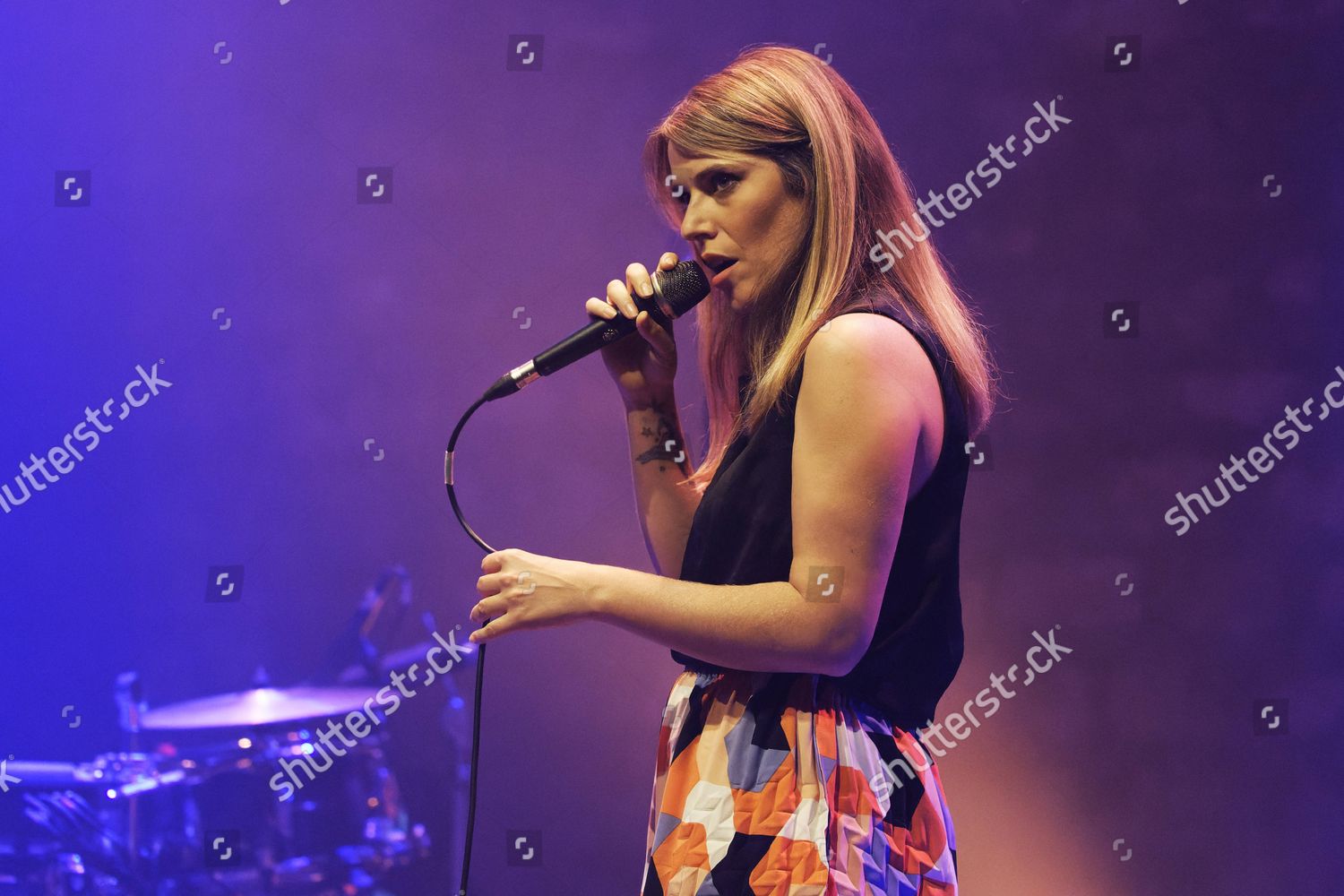 French Singer Emma Daumas Former Finalist Editorial Stock Photo - Stock ...