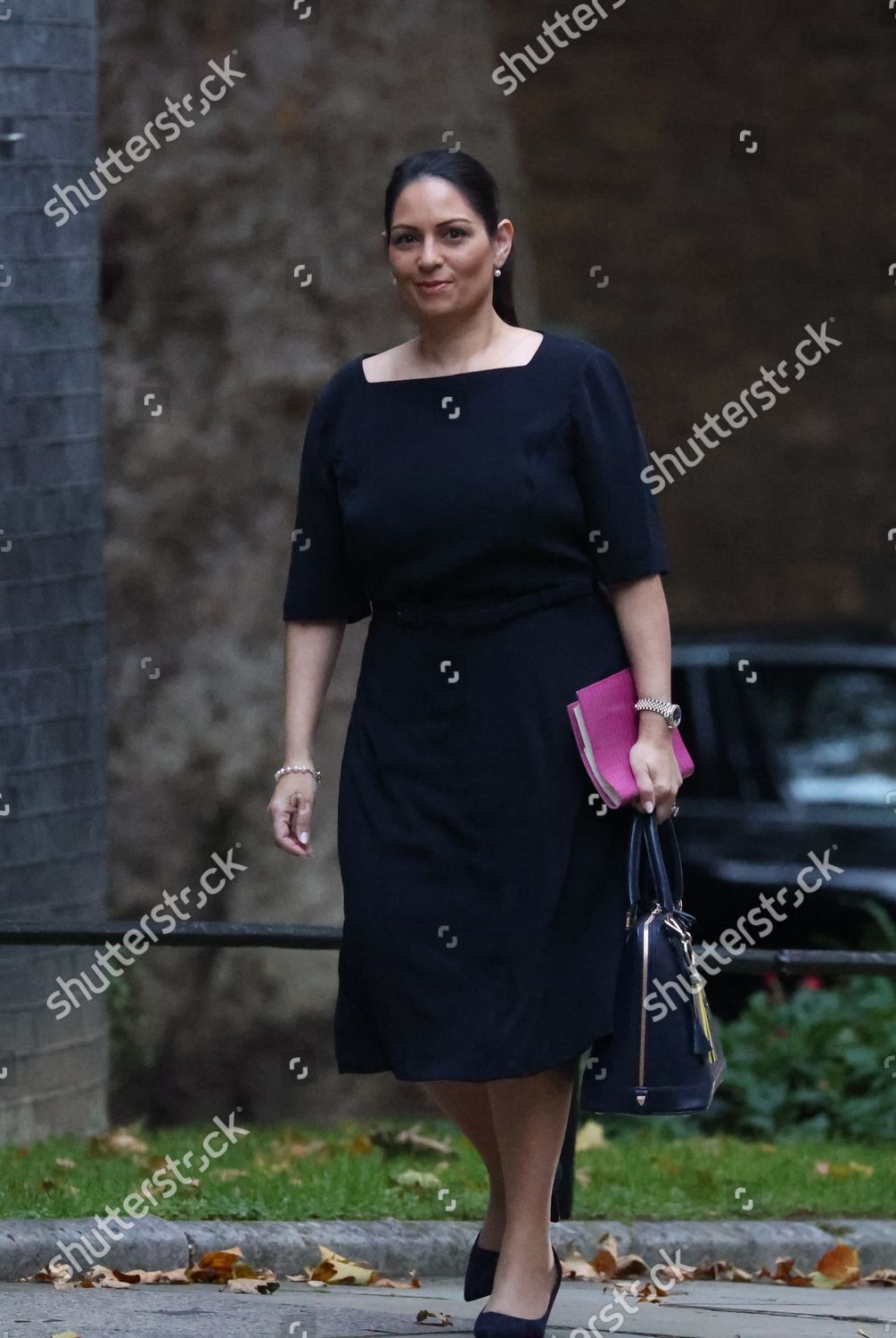 Priti Patel Home Secretary Arrives Cabinet Editorial Stock Photo ...