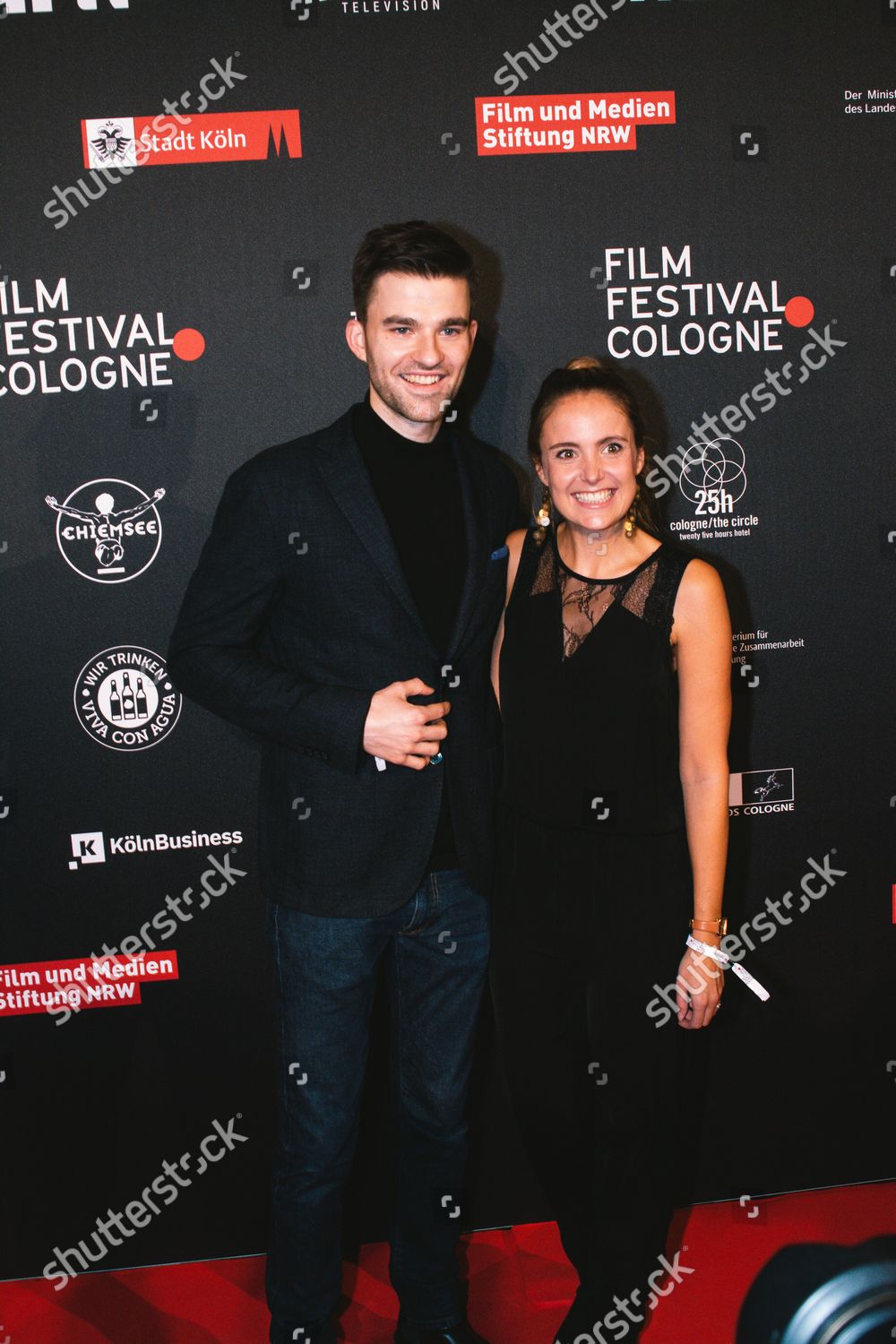 Actress Katrin Wolter Actor Patrick Moelleken Editorial Stock Photo ...
