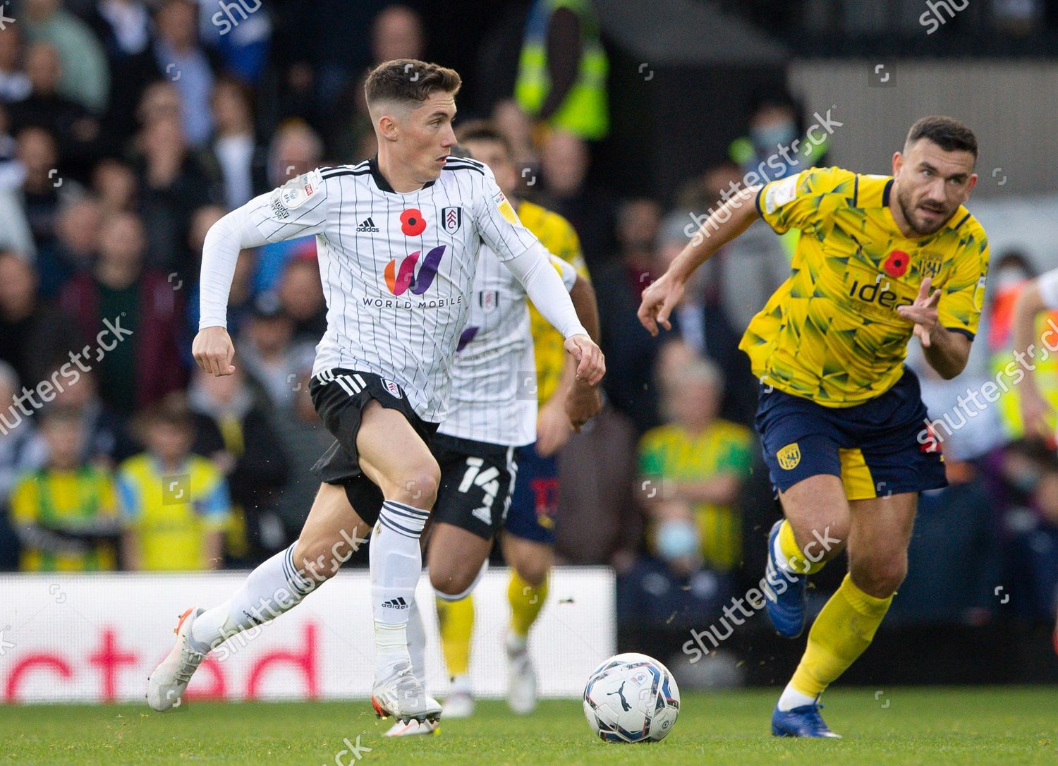 Harry Wilson Fulham Chased By Robert Editorial Stock Photo - Stock ...