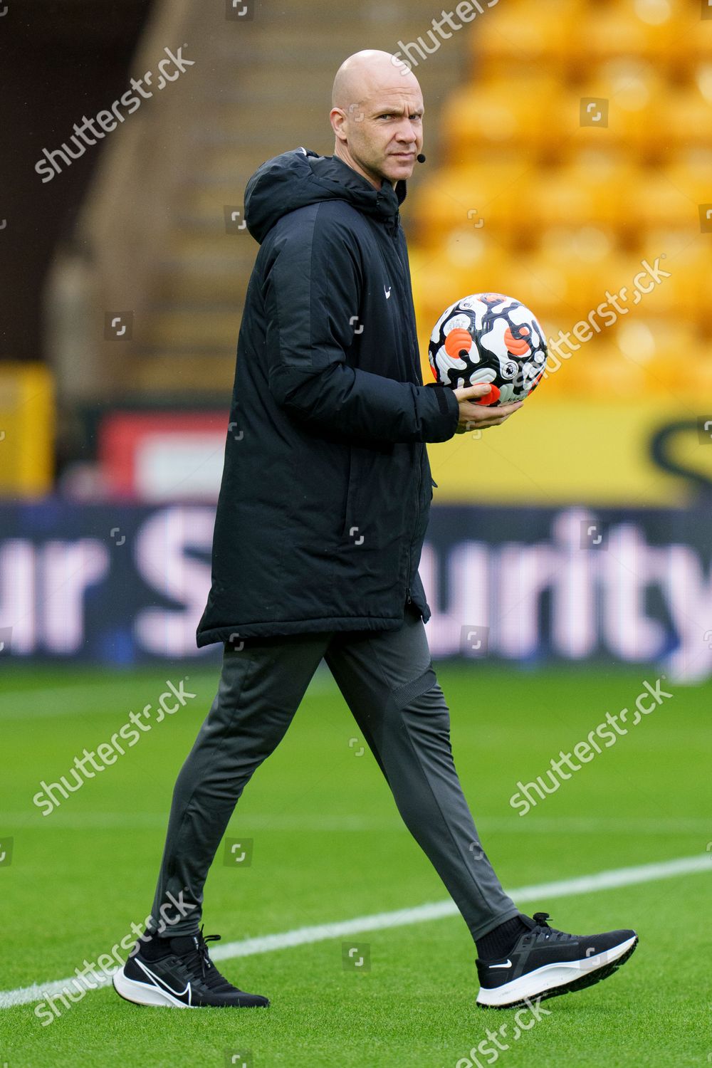 Referee Anthony Taylor Inspects Hawkeye Editorial Stock Photo - Stock ...