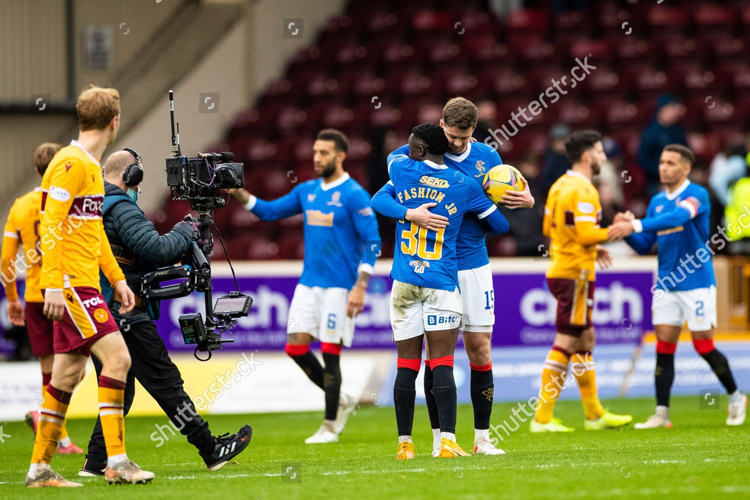 Jack Simpson Rangers Gives Match Ball Editorial Stock Photo - Stock ...