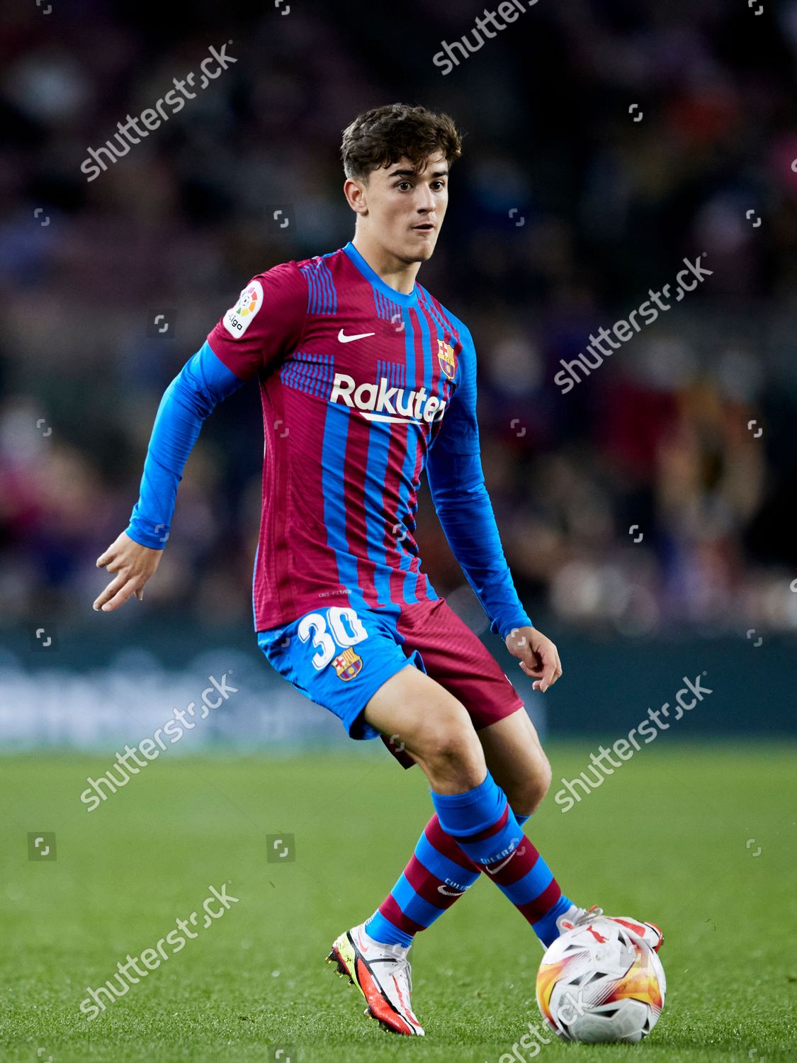 Gavi Paez Fc Barcelona Action Editorial Stock Photo - Stock Image ...