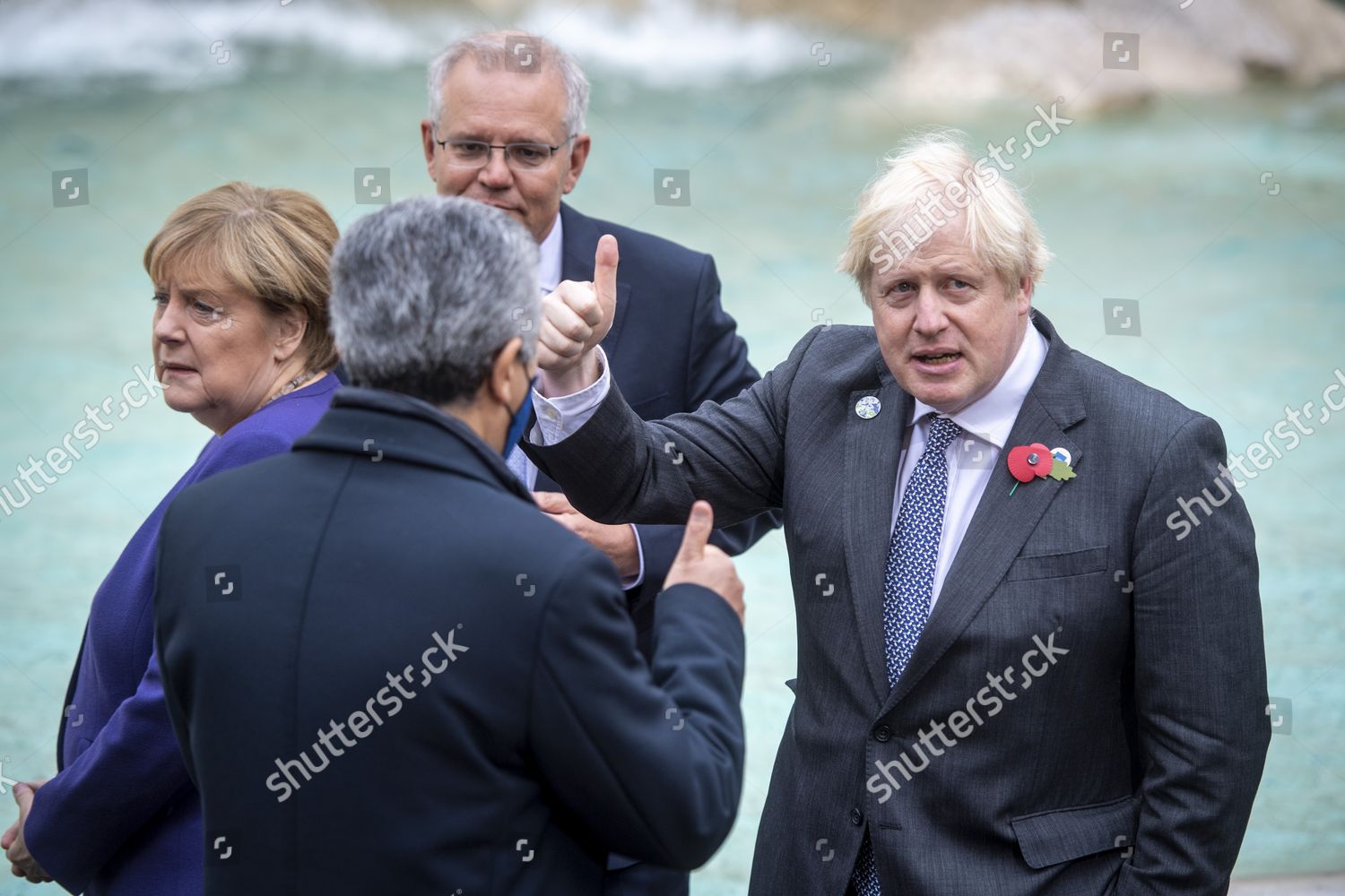 Boris Johnson Angela Merkel Scott Morrison Editorial Stock Photo ...