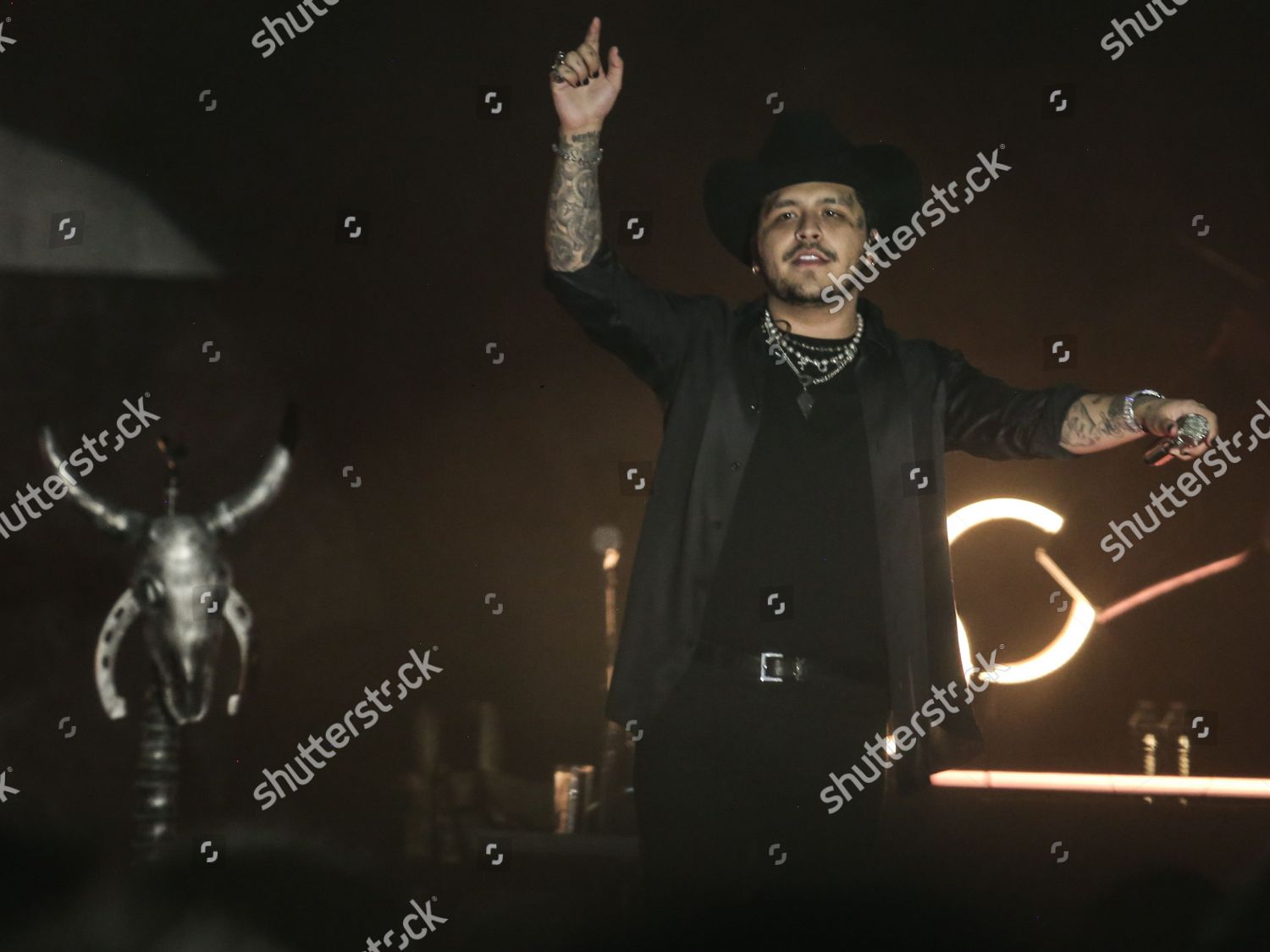 Singer Songwriter Christian Nodal Performs Andres Editorial Stock Photo ...