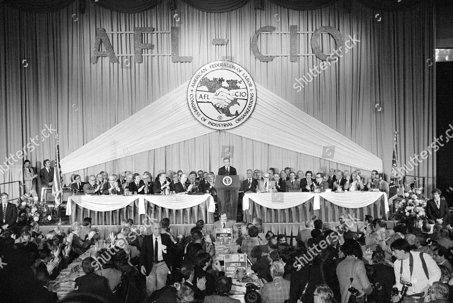 Us President Jimmy Carter Speaking On Editorial Stock Photo - Stock ...