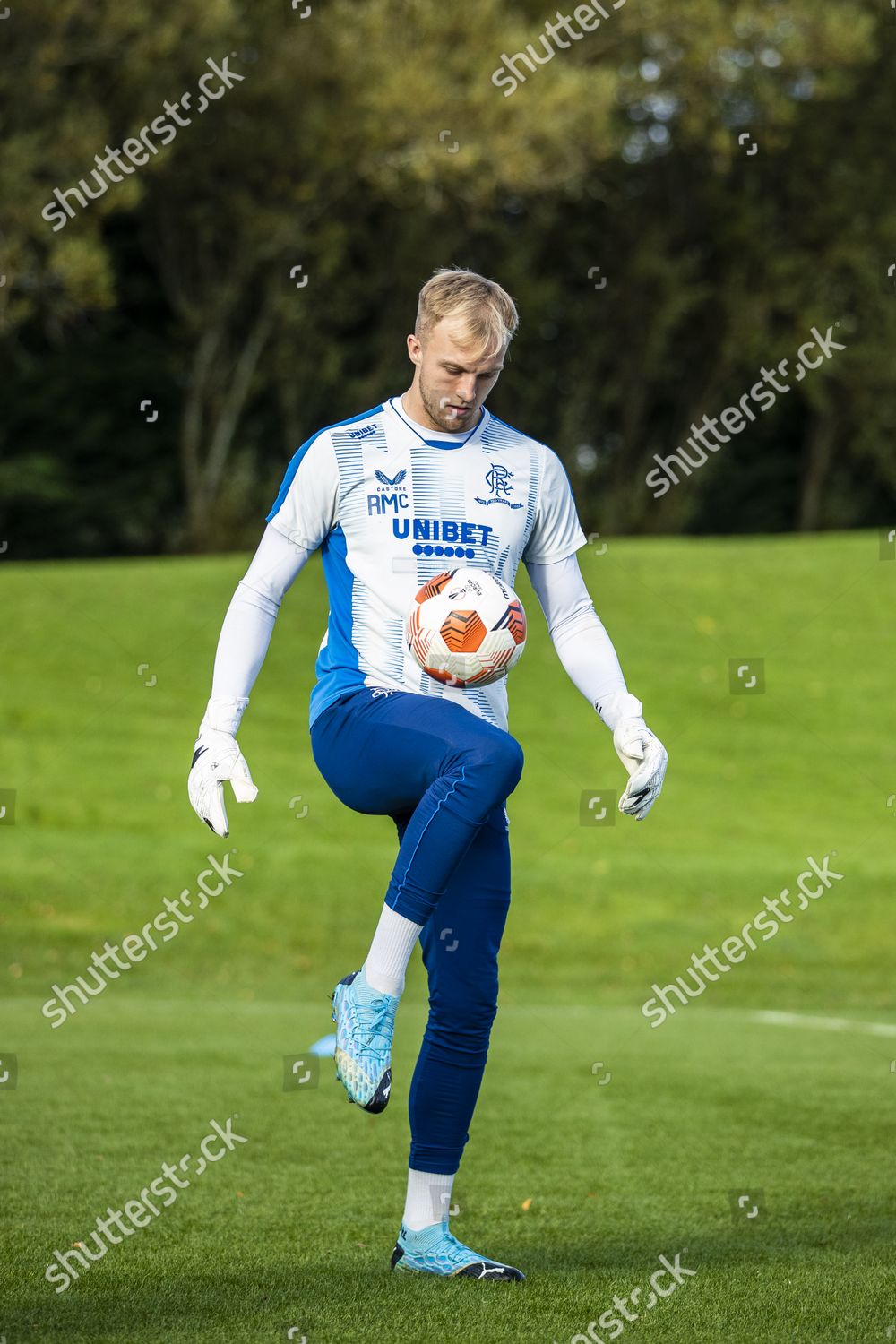 Rangers Goalkeeper Robby Mccrorie Training Ahead Editorial Stock Photo ...
