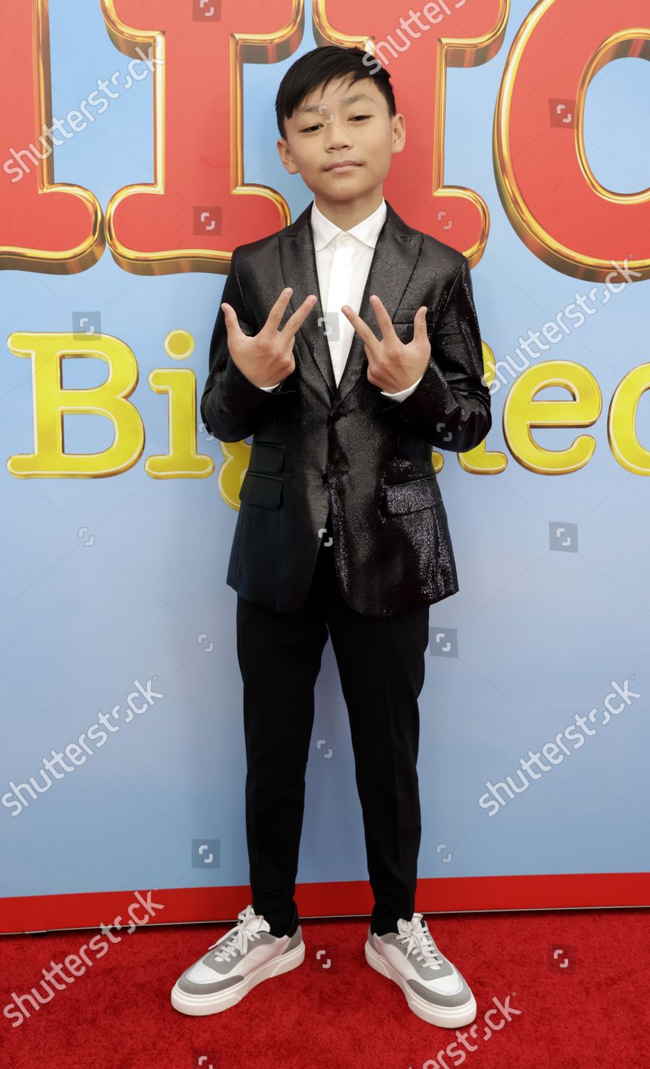 Actor Izaac Wang Poses On Red Editorial Stock Photo - Stock Image ...