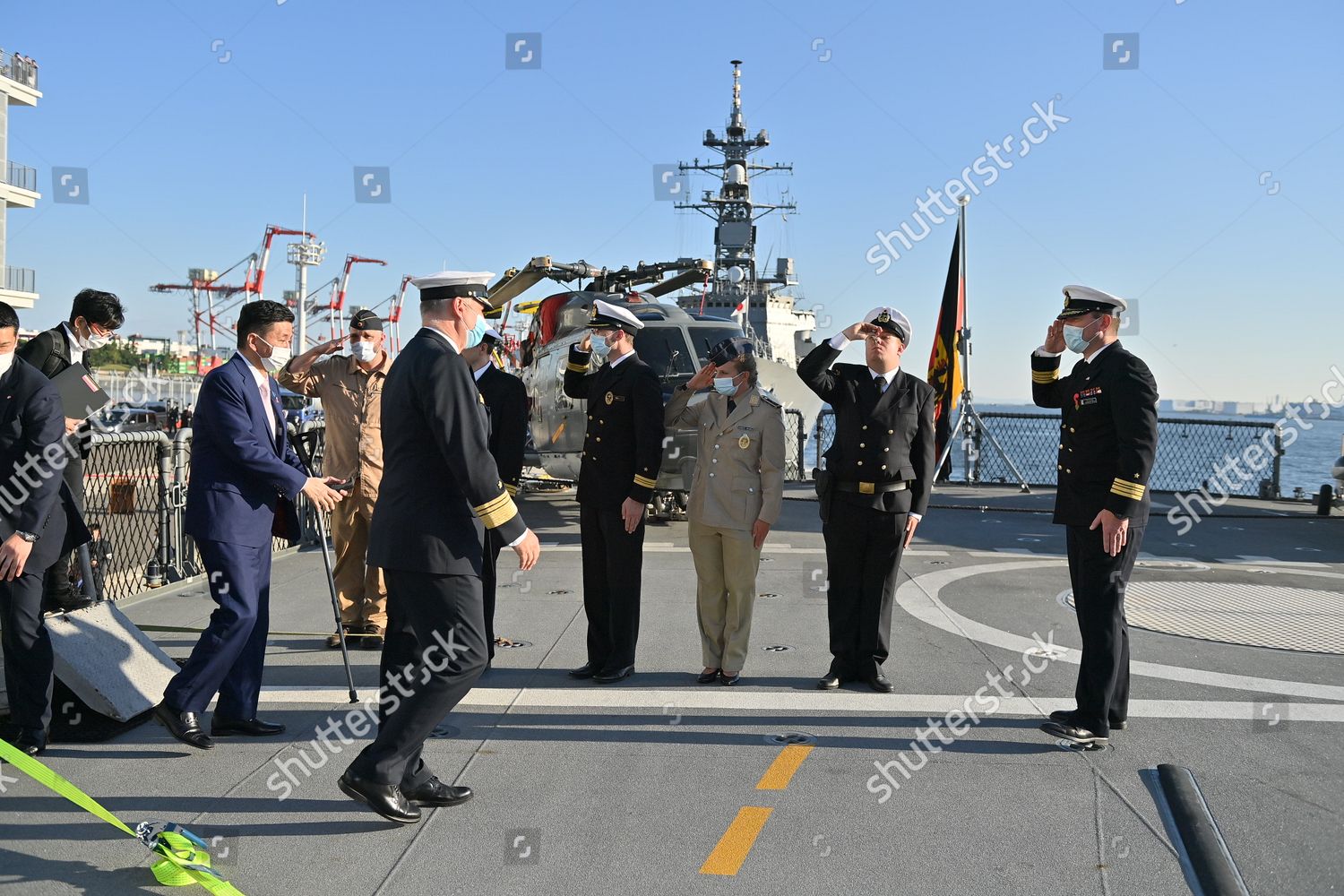 Japans Defense Minister Nobuo Kishi 2l Editorial Stock Photo - Stock ...