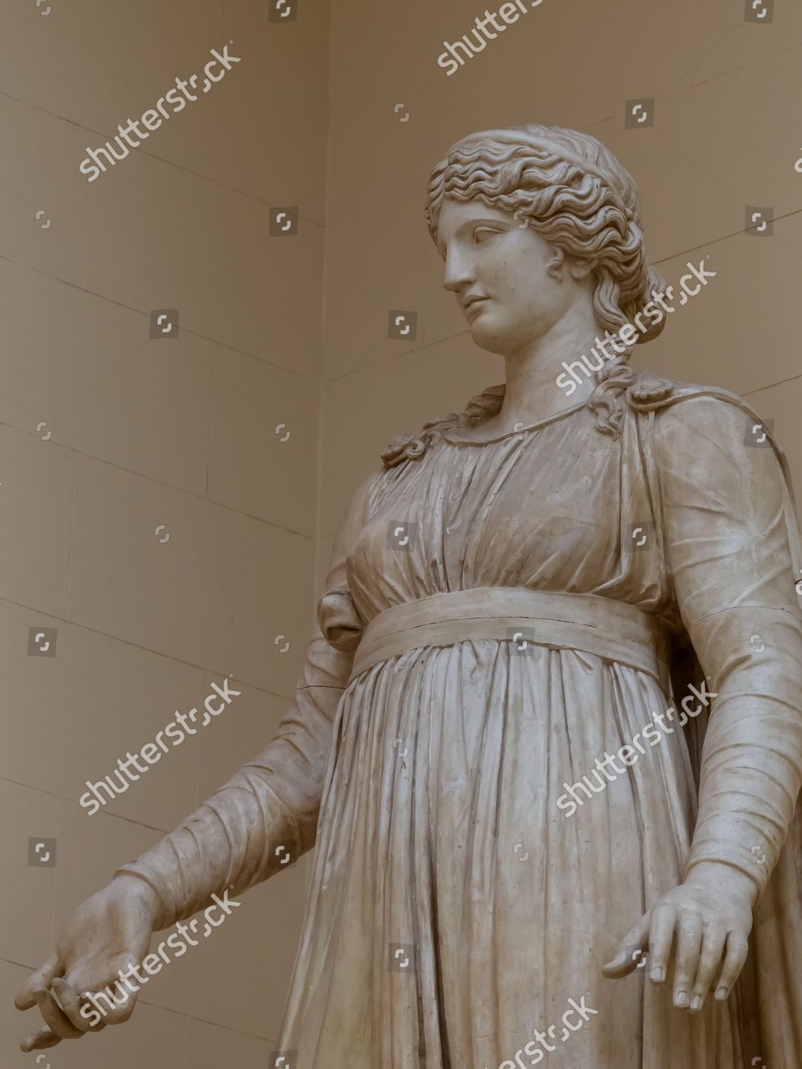 Colossal Female Statue Muse Melpomene Exhibited Editorial Stock Photo ...