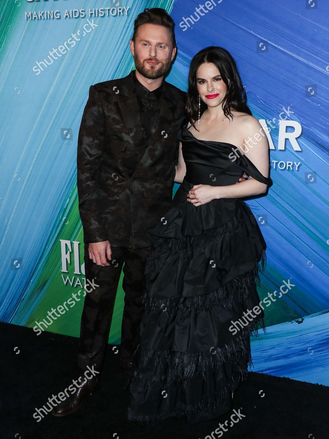 Bobby Berk Emily Hampshire Arrive Amfar Editorial Stock Photo - Stock ...