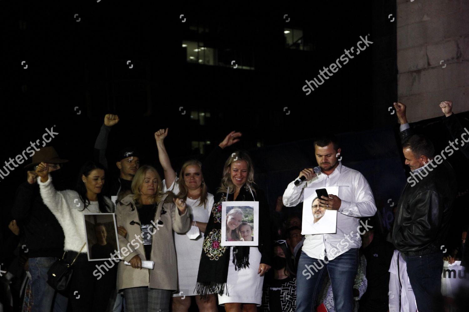 William Holds Photograph Abel Murrieta Murdered Editorial Stock Photo ...