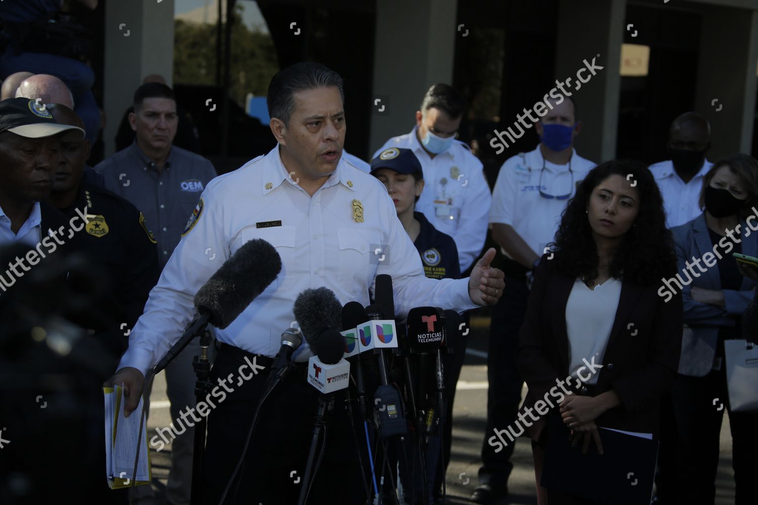 Houston Fire Department Chief Samuel Pena Editorial Stock Photo - Stock ...