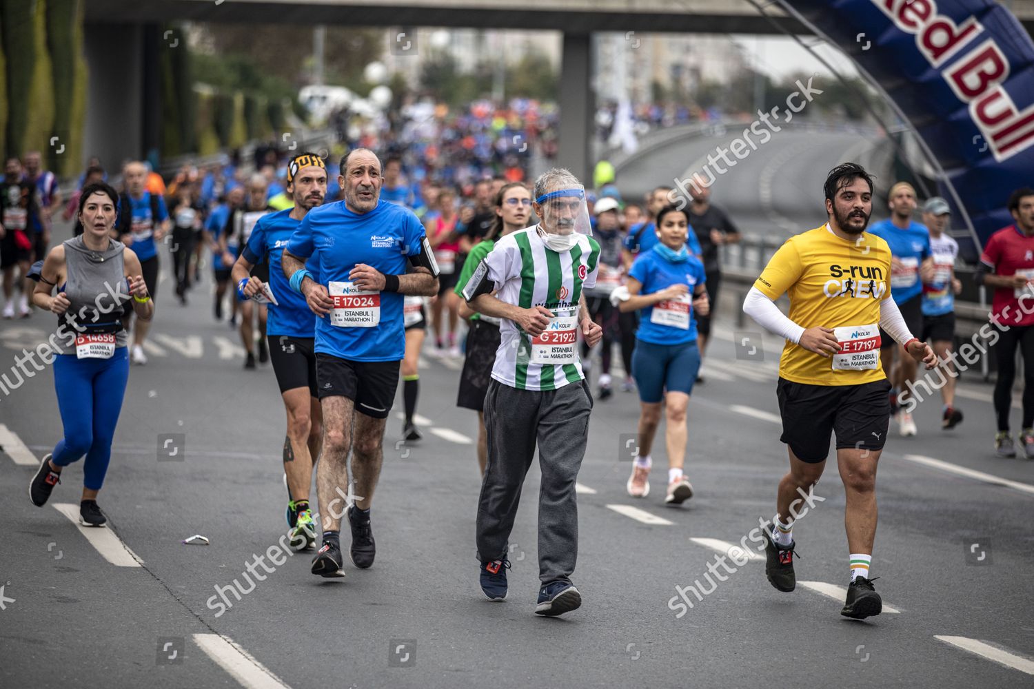 One Runners Seen Wearing Visor Mask Editorial Stock Photo - Stock Image ...