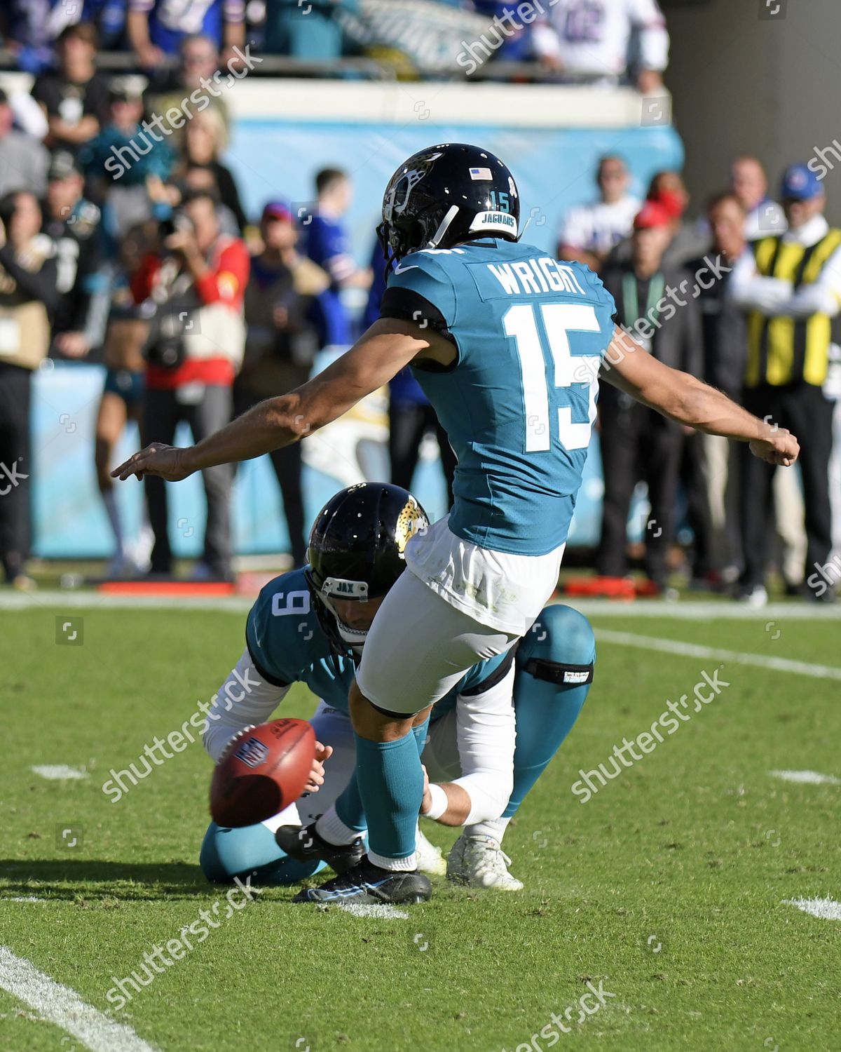 Jaguars Kicker Matthew Wright Kicks His Editorial Stock Photo - Stock ...