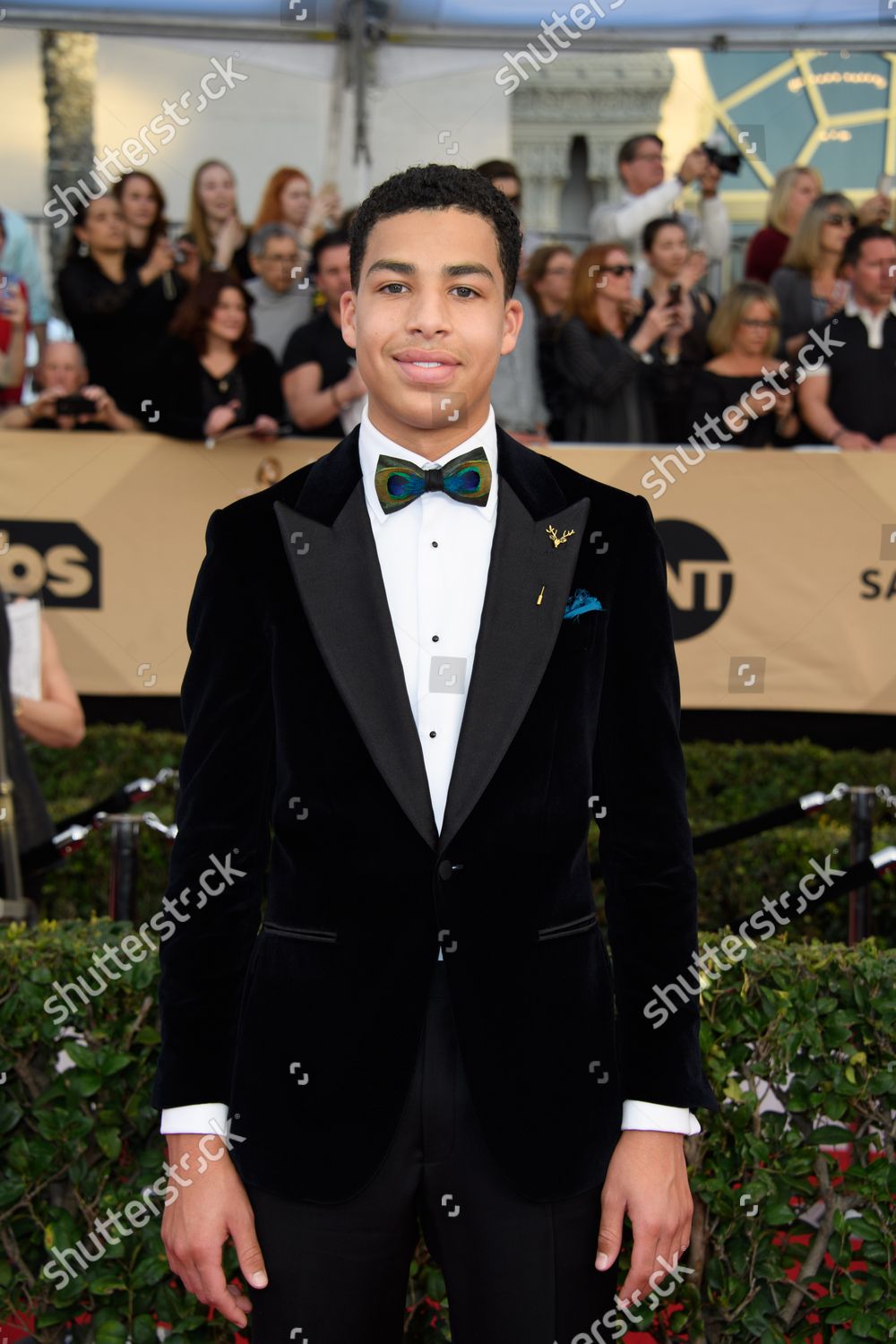 Marcus Scribner Arriving On Red Carpet Editorial Stock Photo - Stock ...
