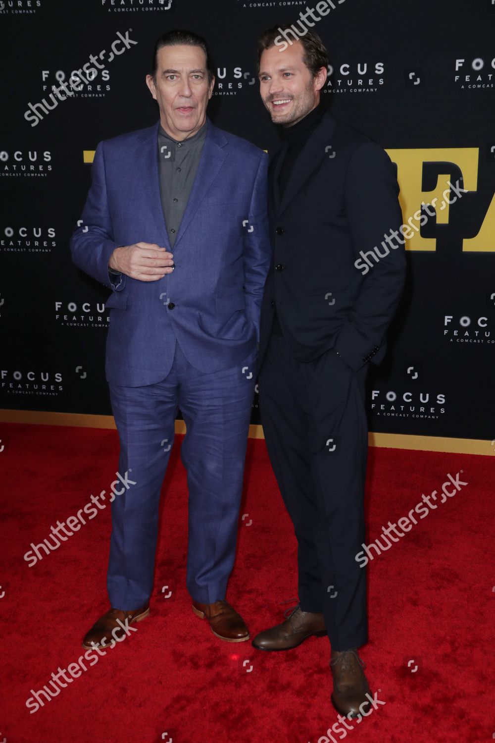 Ciaran Hinds Jamie Dornan Editorial Stock Photo - Stock Image ...