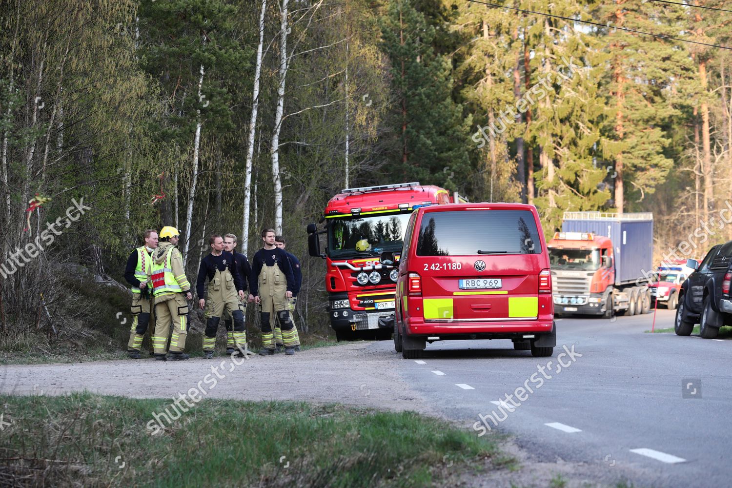 Forest Fire Sweden Editorial Stock Photo - Stock Image | Shutterstock