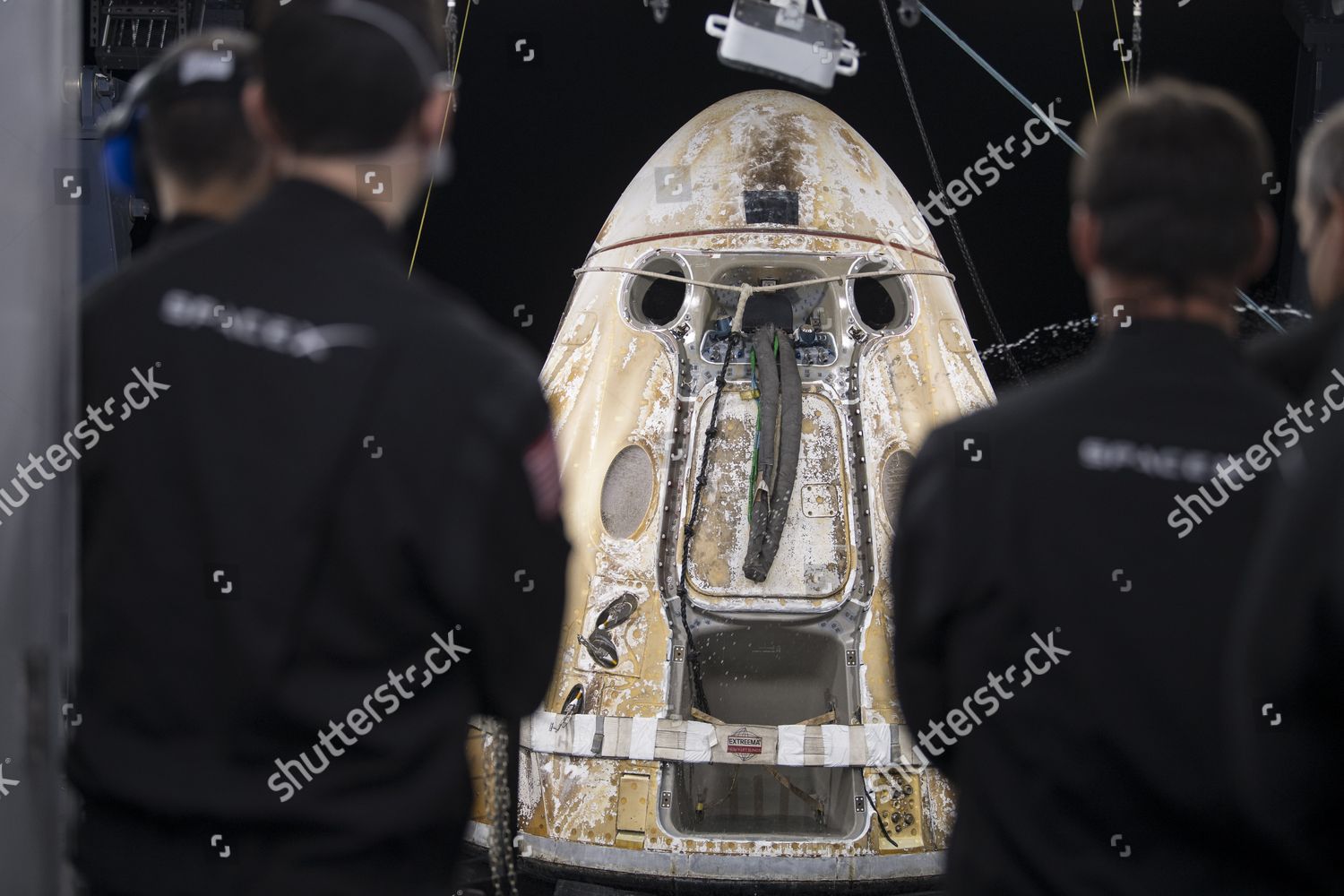 Spacex Crew Dragon Endeavour Spacecraft Seen Editorial Stock Photo ...