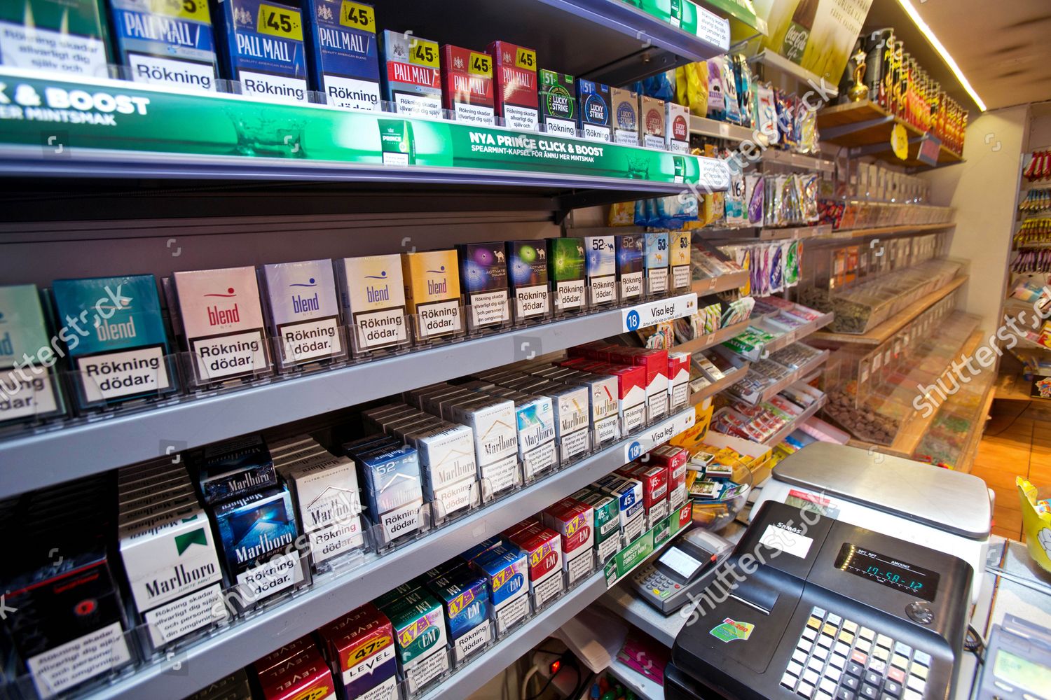 Snuff Cigarettes Tobacco Shop Editorial Stock Photo - Stock Image ...