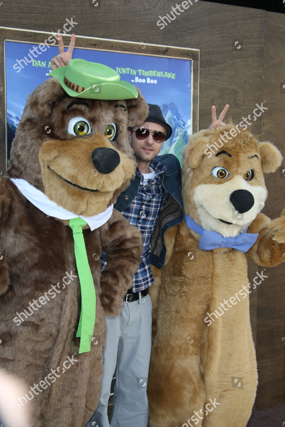 Justin Timberlake Yogi Bear Bobo Editorial Stock Photo - Stock Image ...