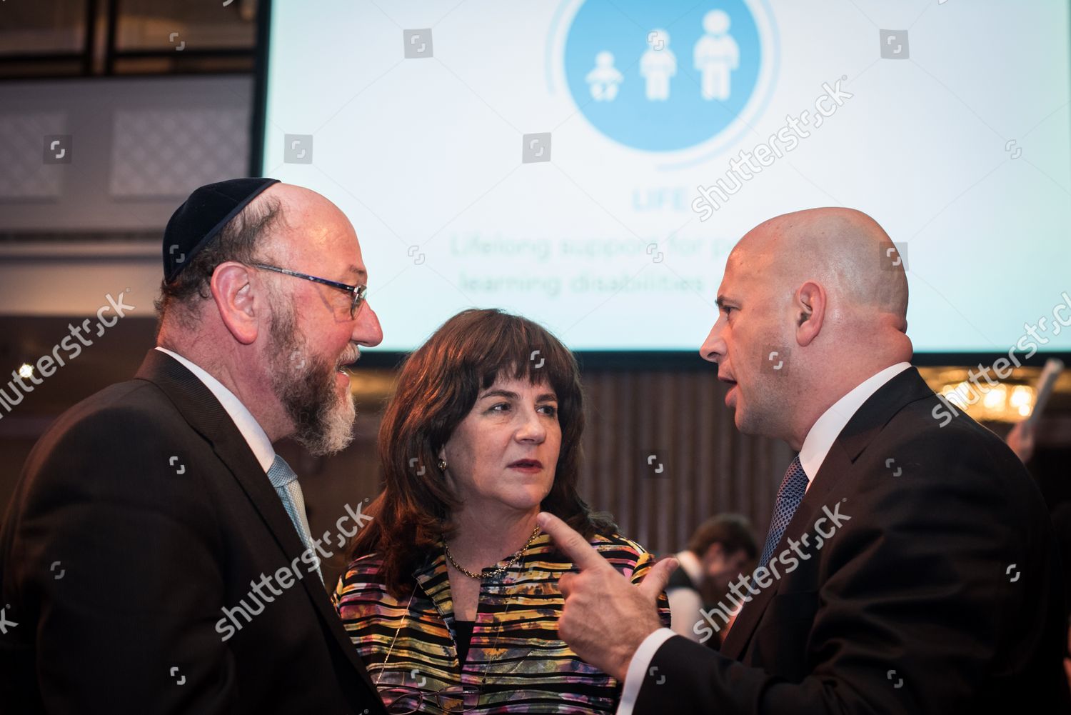 Chief Rabbi Ephraim Mirvis Valerie Mirvis Editorial Stock Photo - Stock ...