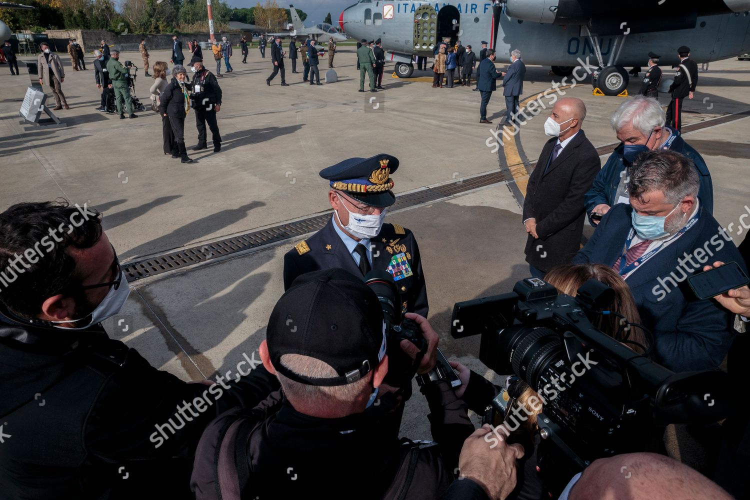 General Luca Goretti During Commemoration Kindu Editorial Stock Photo ...