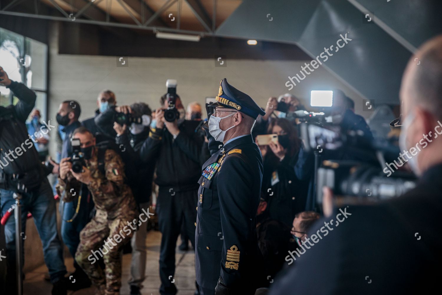 General Luca Goretti During Commemoration Kindu Editorial Stock Photo ...