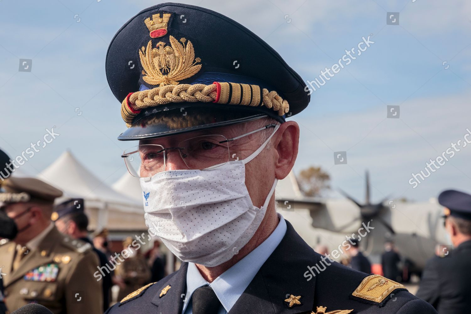General Luca Goretti During Commemoration Kindu Editorial Stock Photo ...