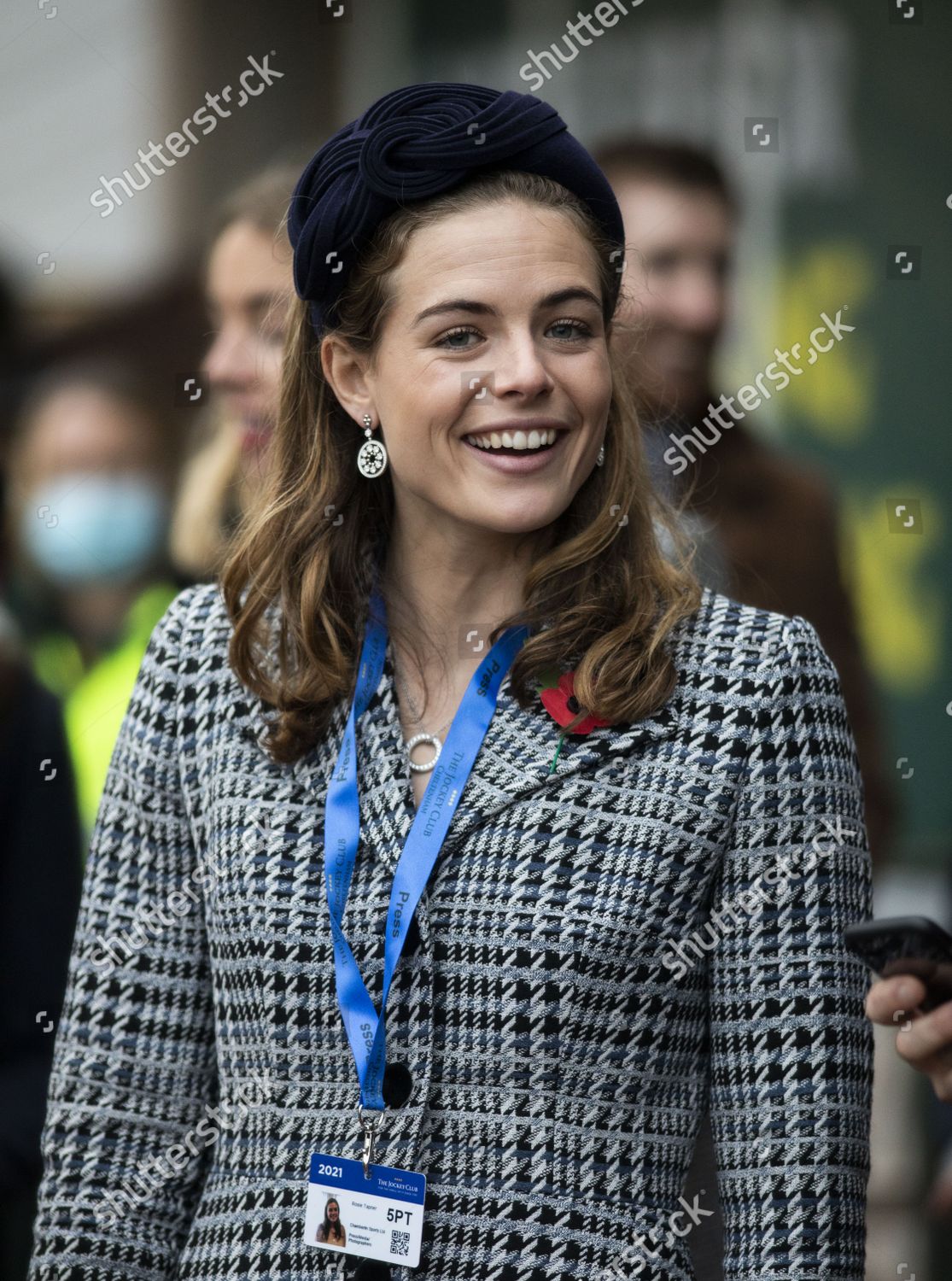 Model Racing Presenter Rosie Tapner Attends Editorial Stock Photo ...