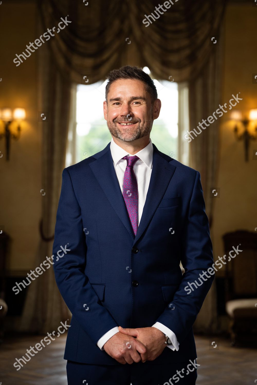 Dr Adrian Rainbow Headmaster Hampton Court Editorial Stock Photo ...