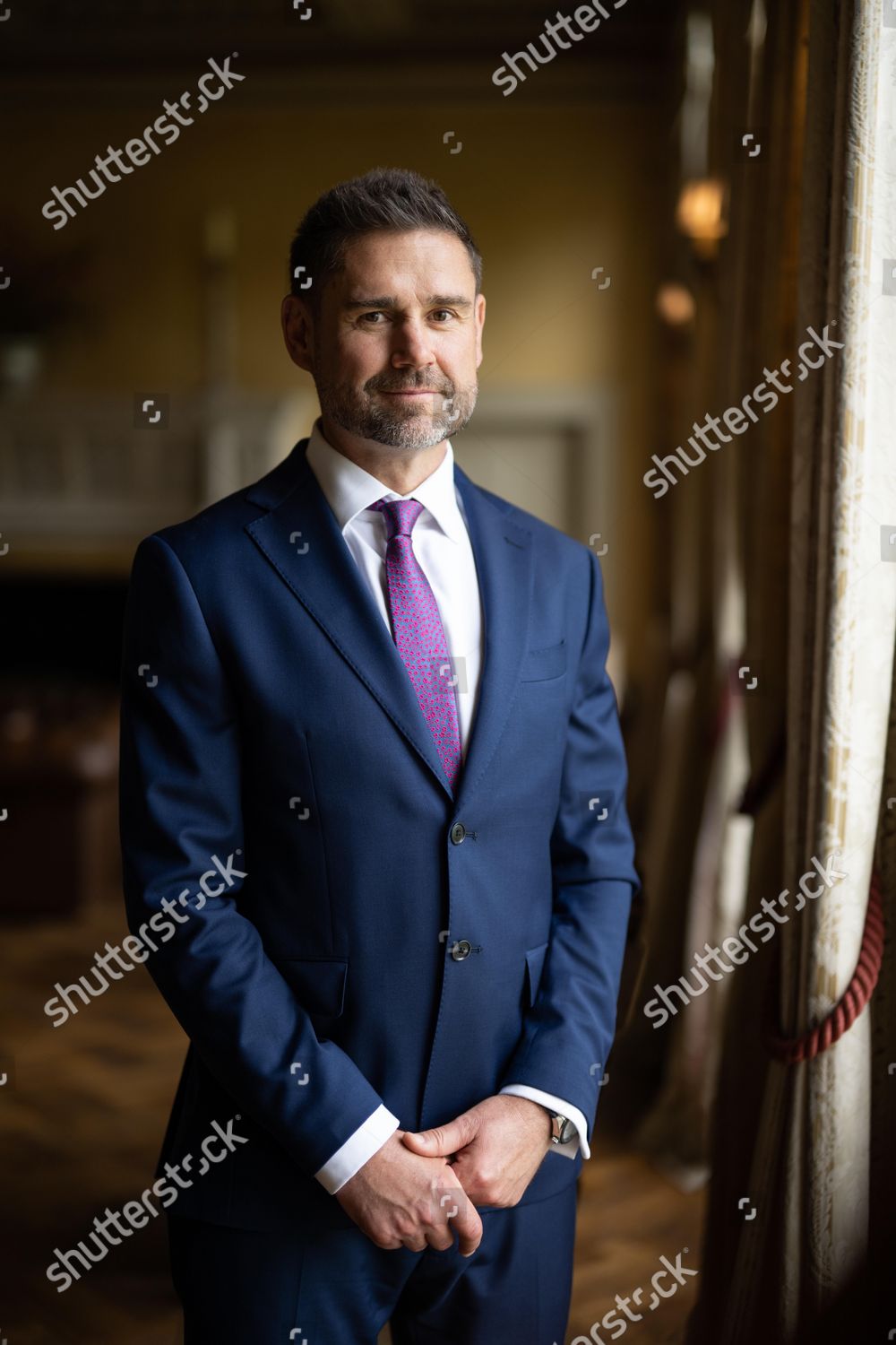 Dr Adrian Rainbow Headmaster Hampton Court Editorial Stock Photo ...
